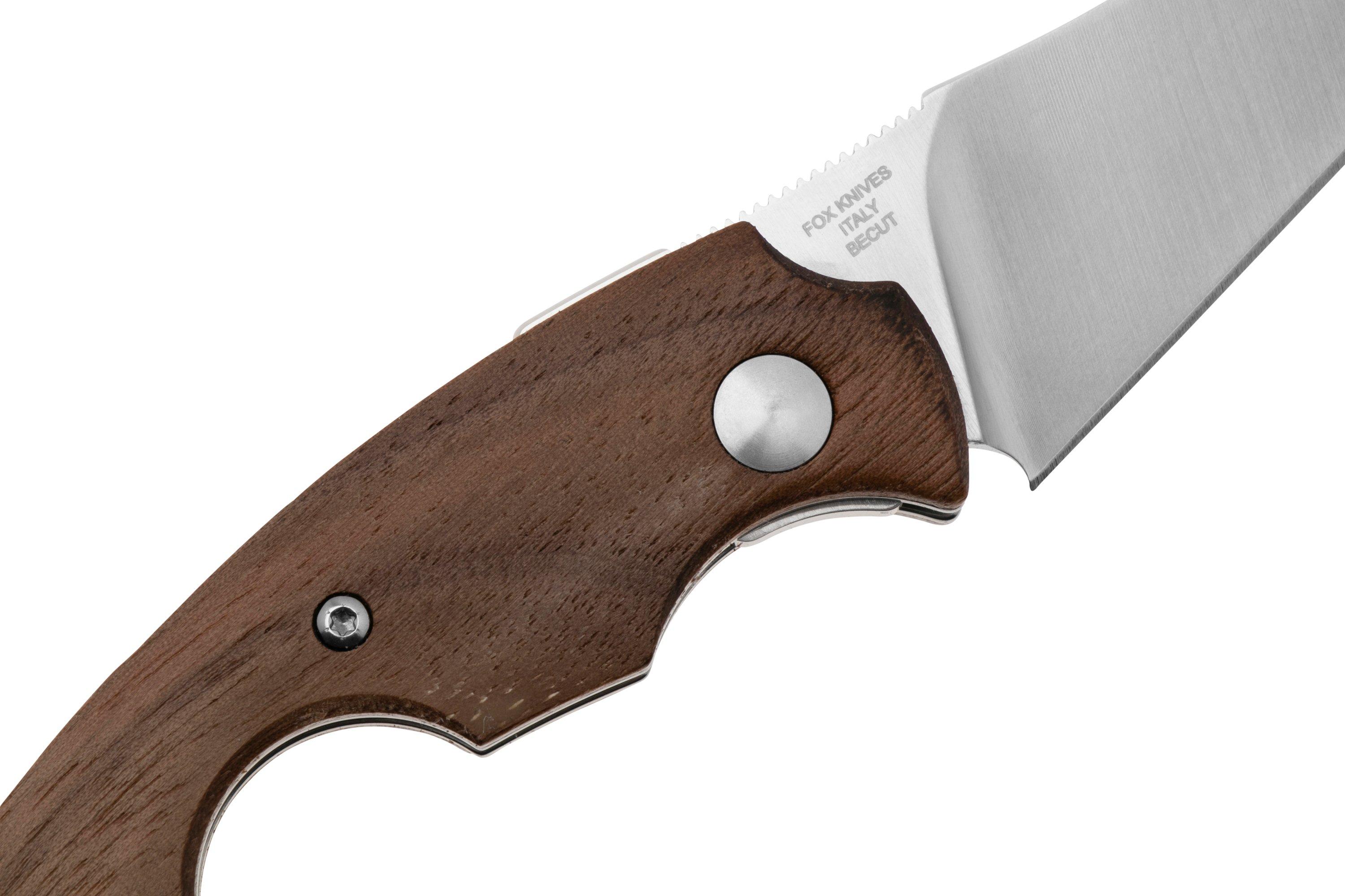 Fox Knives Virtus FX-541 WW, American Walnut Wood cigar-cutter knife ...