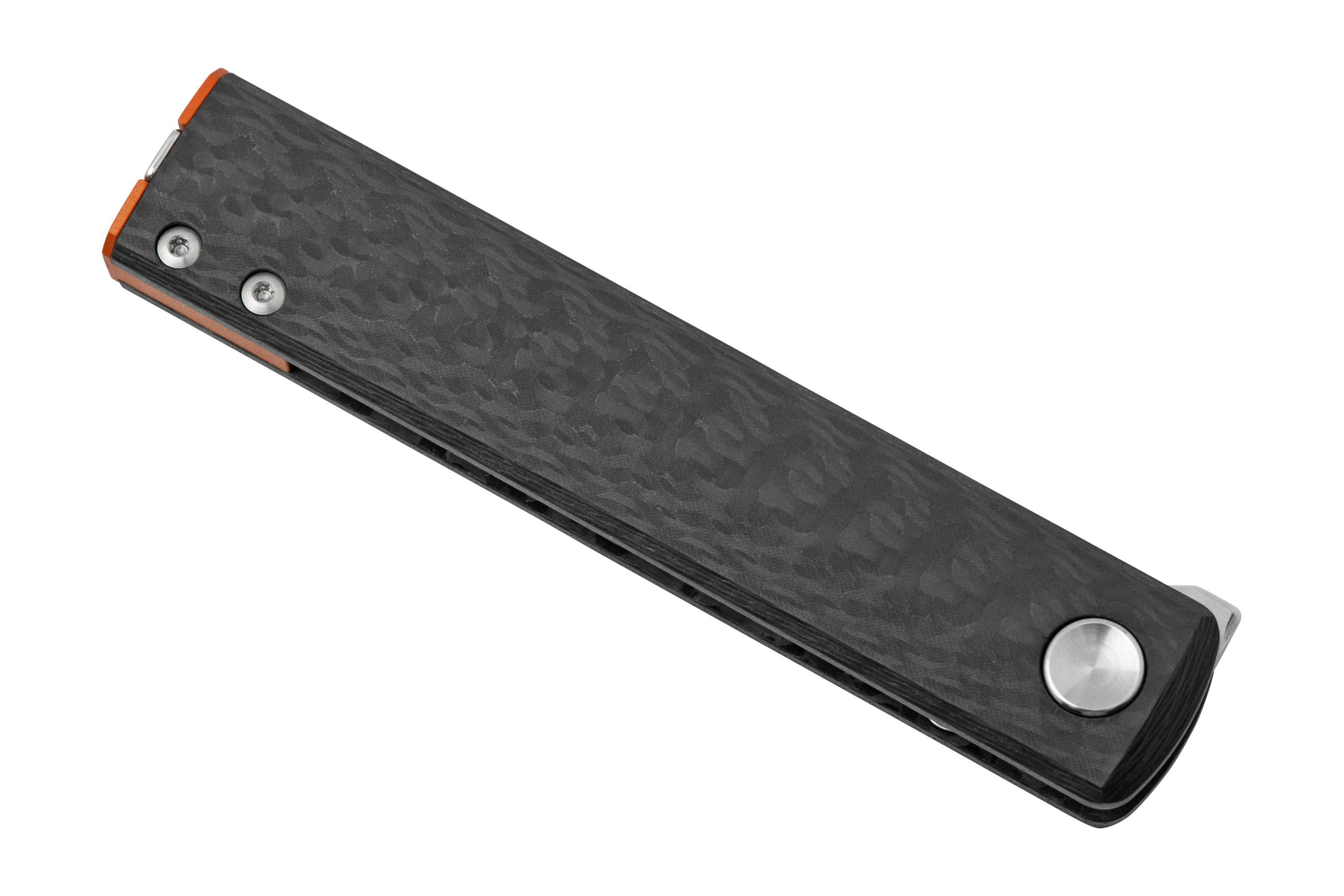 Fox Knives Chnops, FX-543 CFO, Carbonfiber, Orange Hardware, Black M390 ...