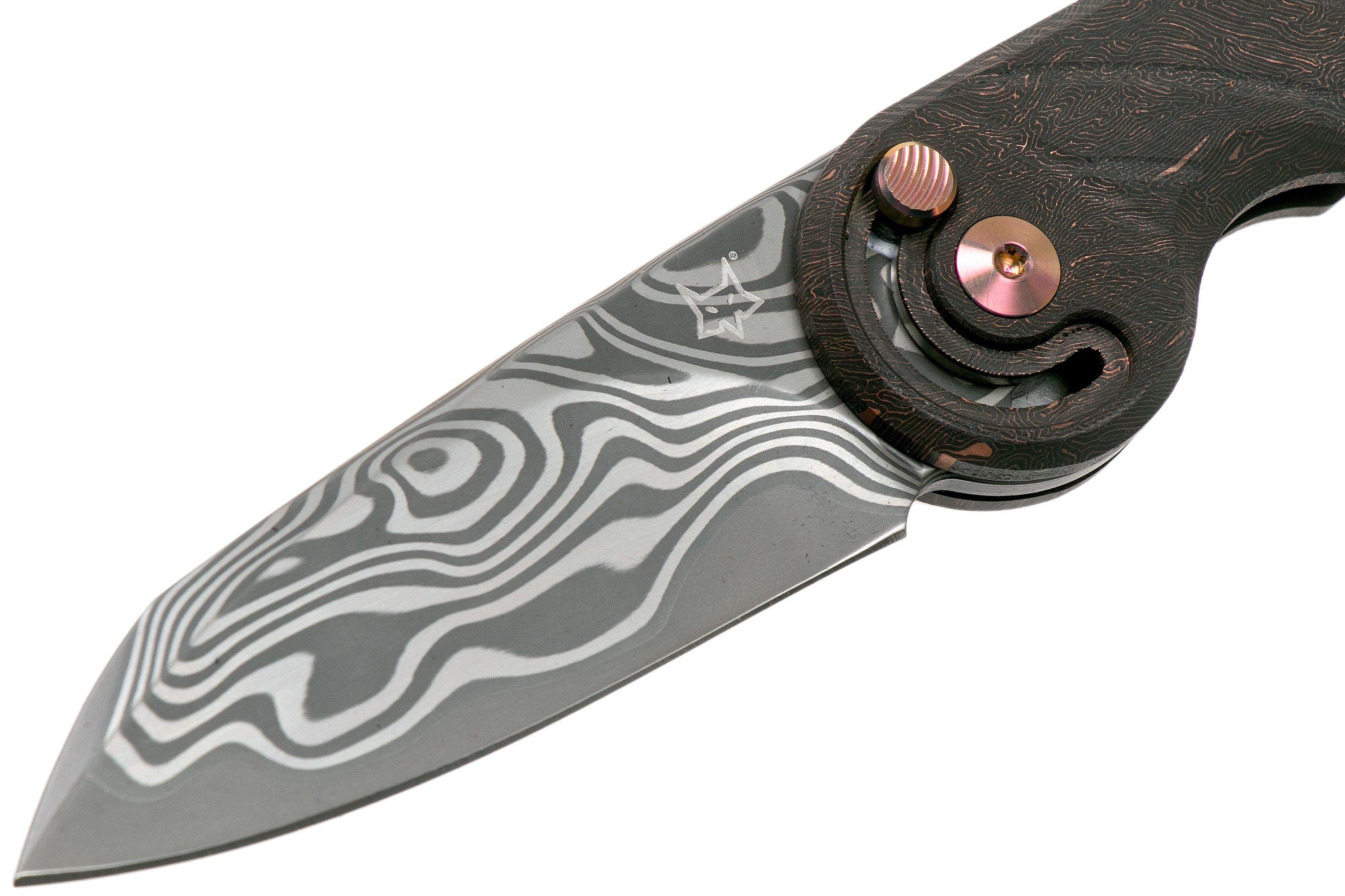 Fox Knives Radius FX-550 DCFR Damacore Space Coral Carbon fibre Limited ...