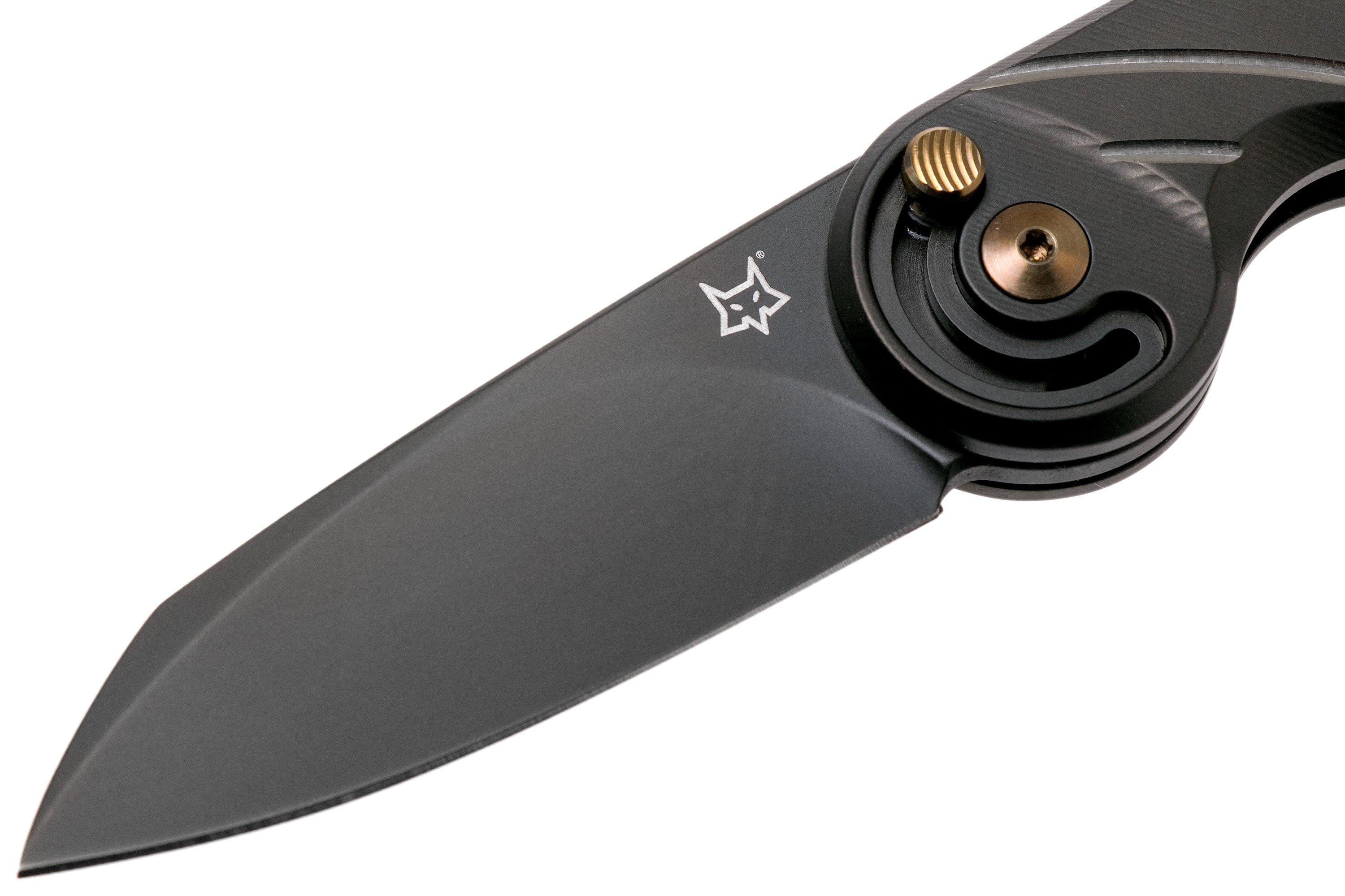 Fox Knives Radius FX-550 TiB Titanium Black pocket knife ...