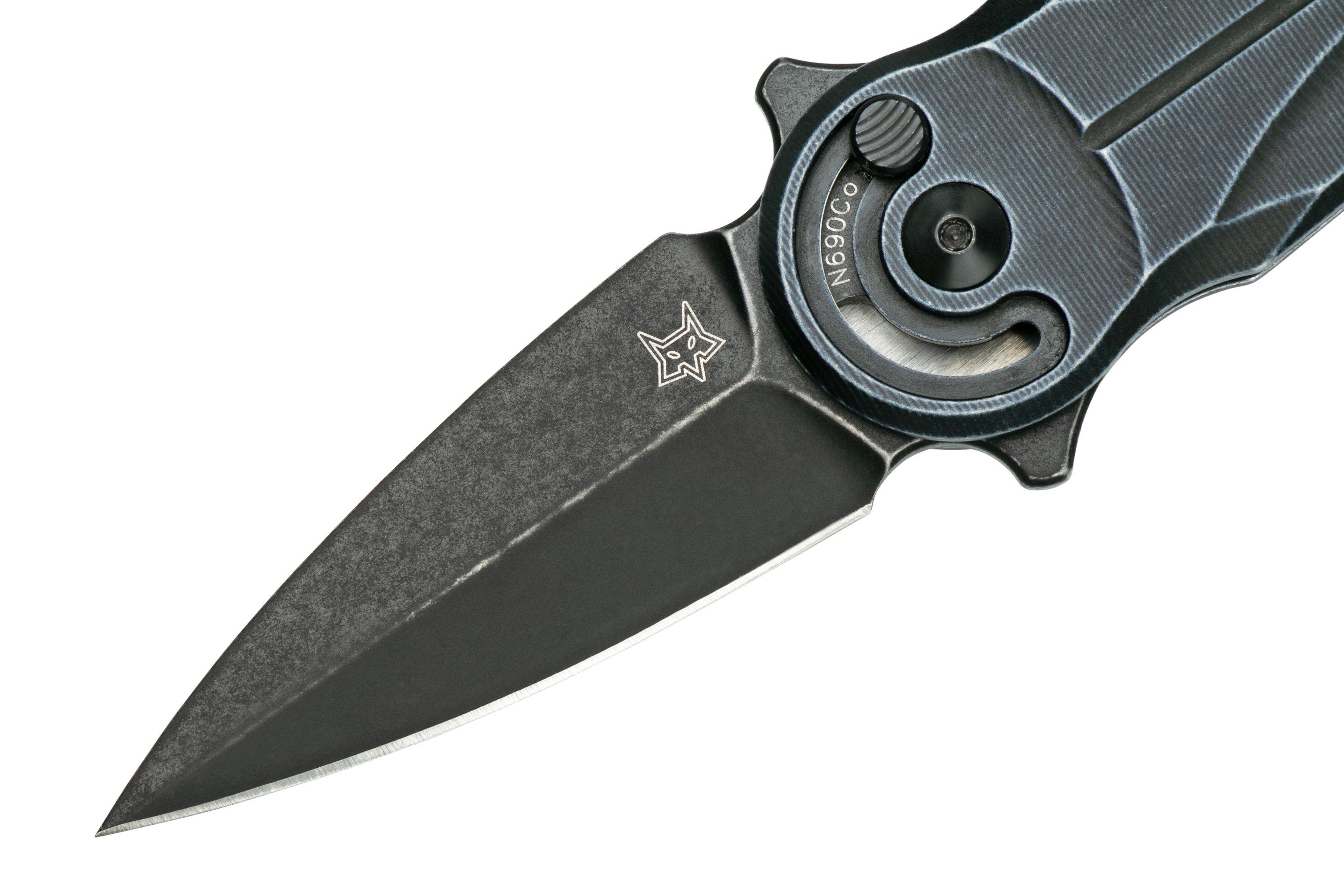 Fox Knives Saturn Black SW, FX-551 ALB pocket knife | Advantageously ...