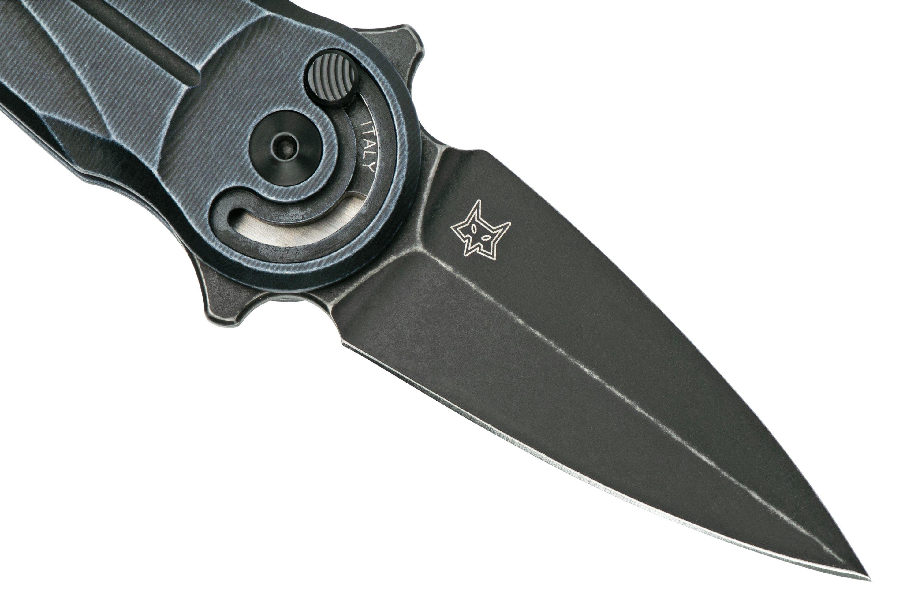 Fox Knives Saturn Black SW left-handed, FX-551 SX ALB pocket knife ...