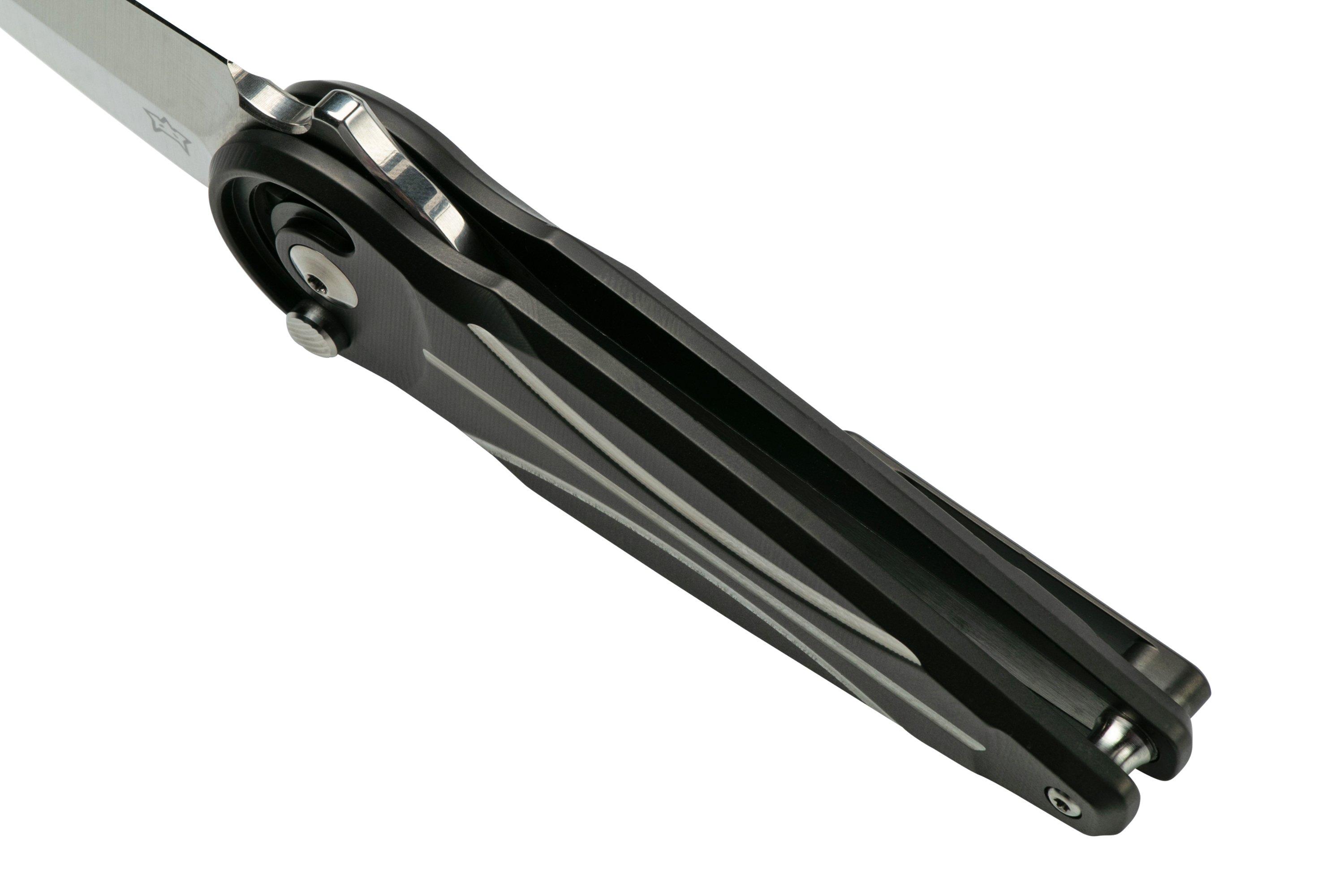 Fox Knives Saturn left-handed Satin Titanium PVD, FX-551 SX Ti pocket ...