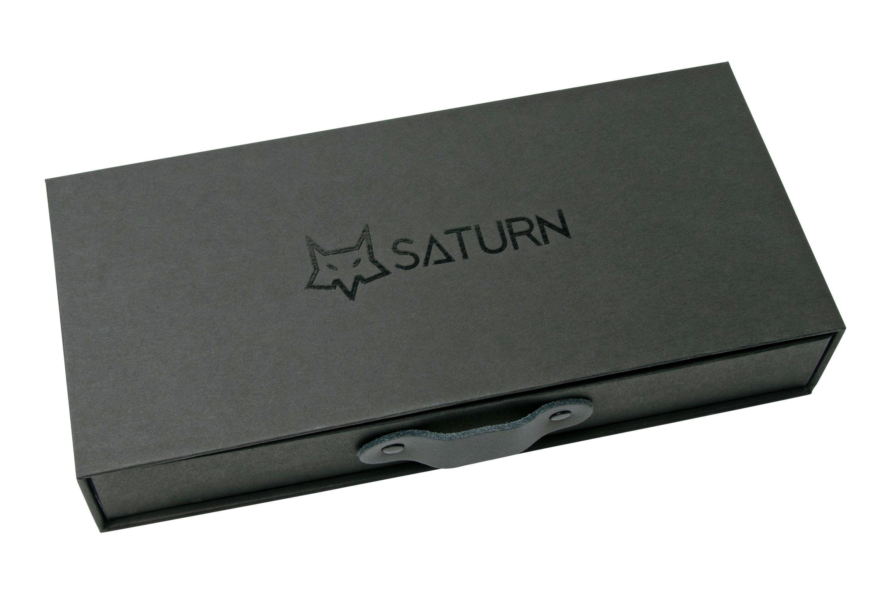 Fox Knives Saturn left-handed Satin Titanium PVD, FX-551 SX Ti pocket ...