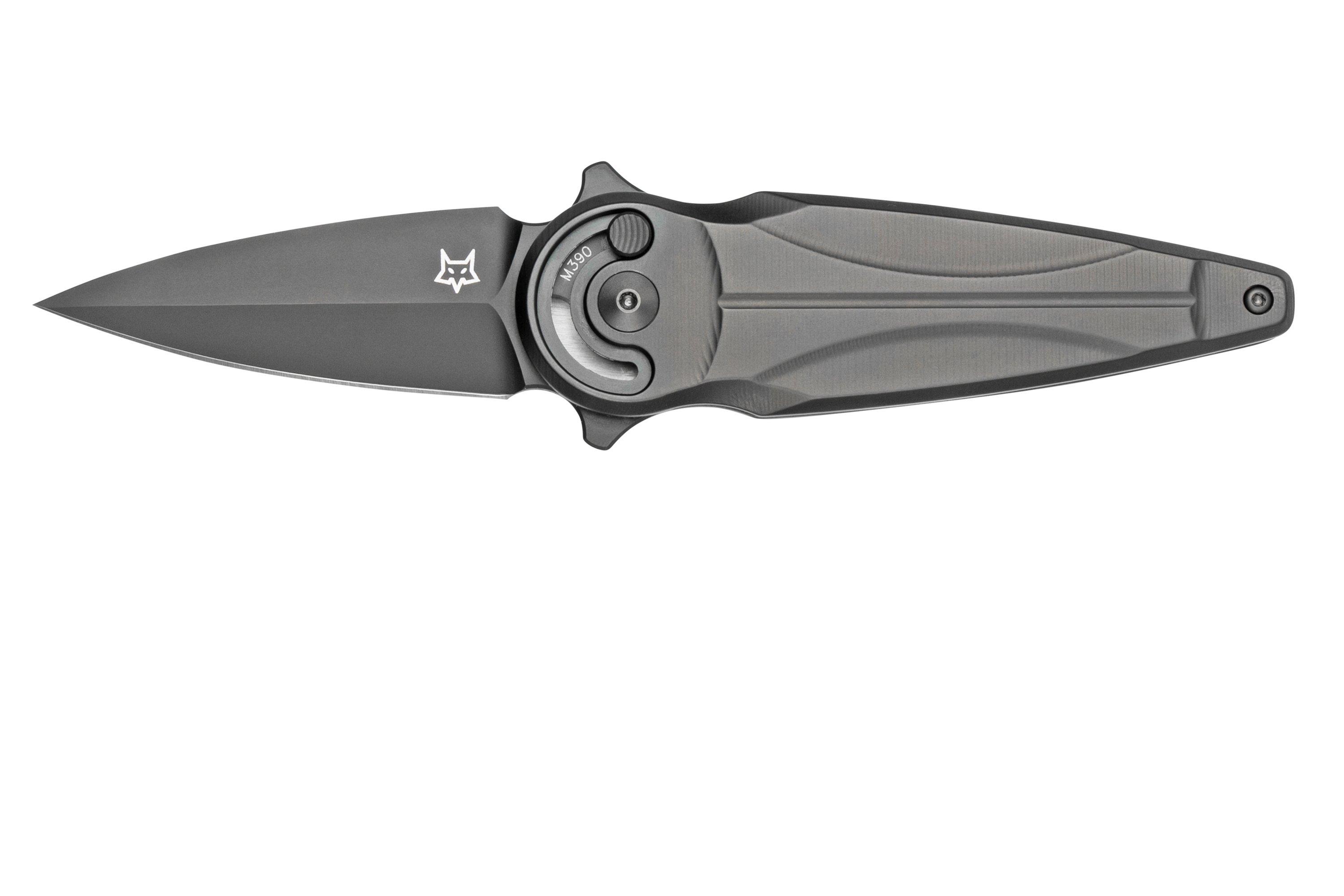 Fox Knives Saturn PVD Blade, Ti PVD Handle, FX-551 TiPVD pocket knife ...
