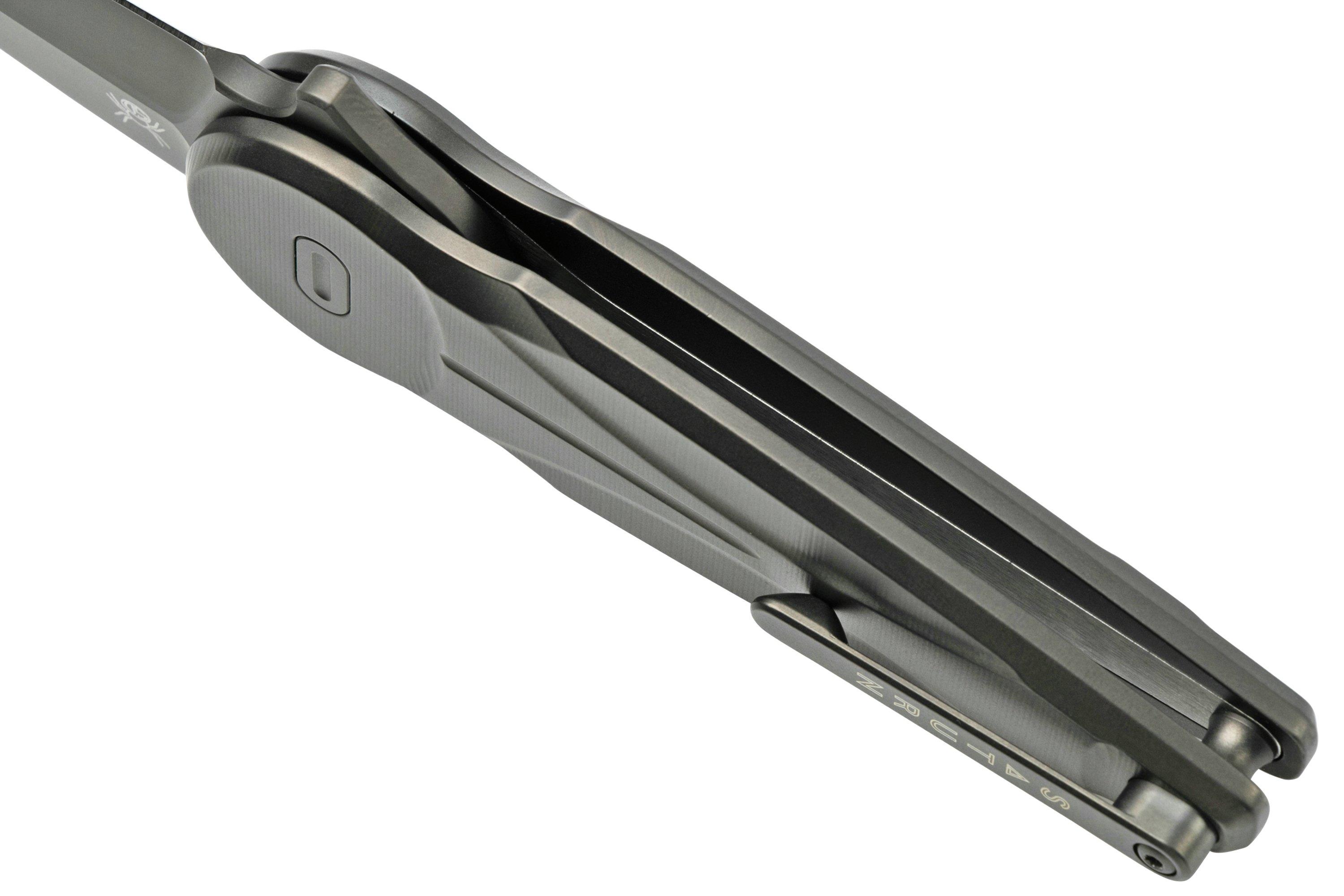 Fox Knives Saturn PVD Blade, Ti PVD Handle, FX-551 TiPVD pocket knife ...