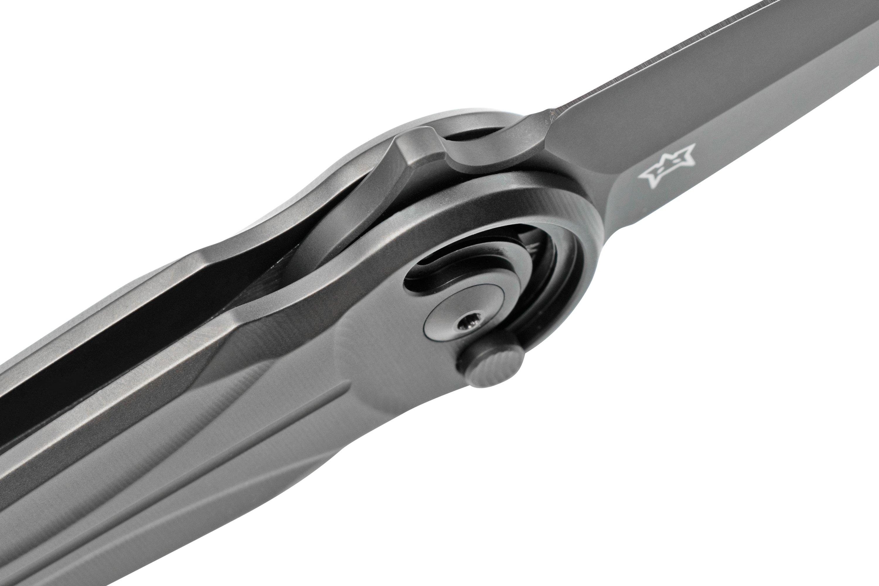 Fox Knives Saturn PVD Blade, Ti PVD Handle, FX-551 TiPVD pocket knife ...