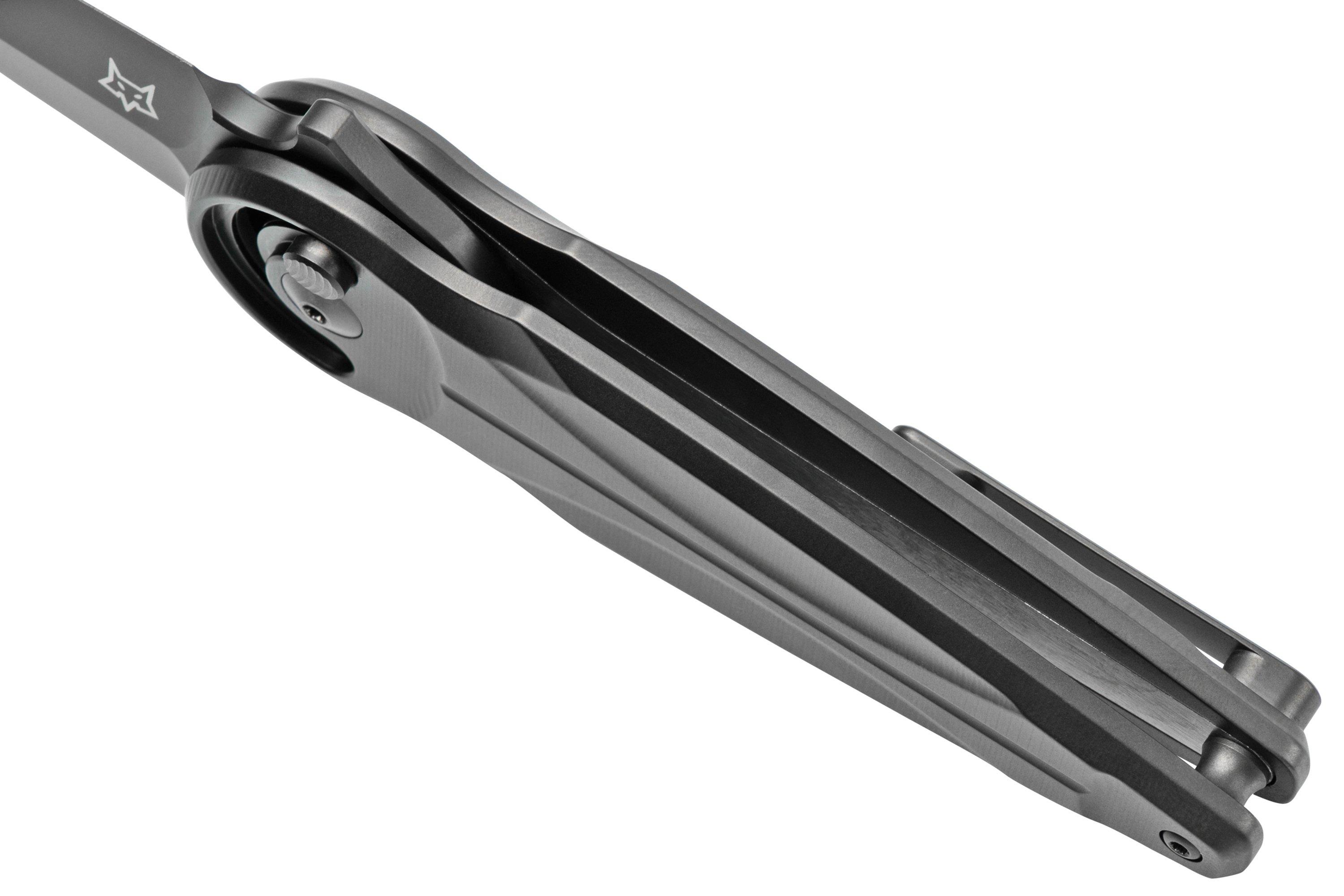 Fox Knives Saturn PVD Blade, Ti PVD Handle, FX-551 TiPVD pocket knife ...