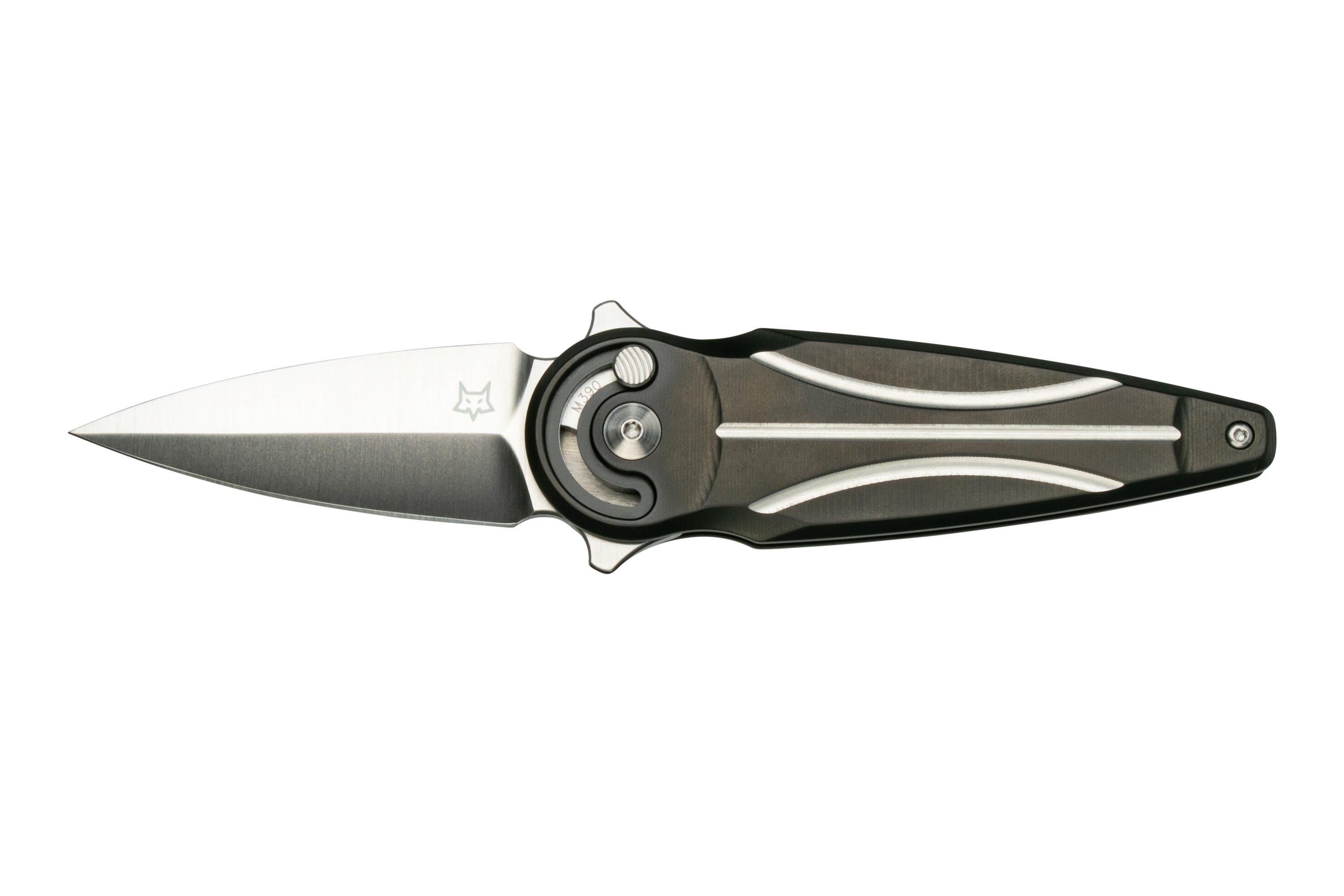 Fox Knives Saturn Satin, Titanium PVD FX-551 Ti, pocket knife ...
