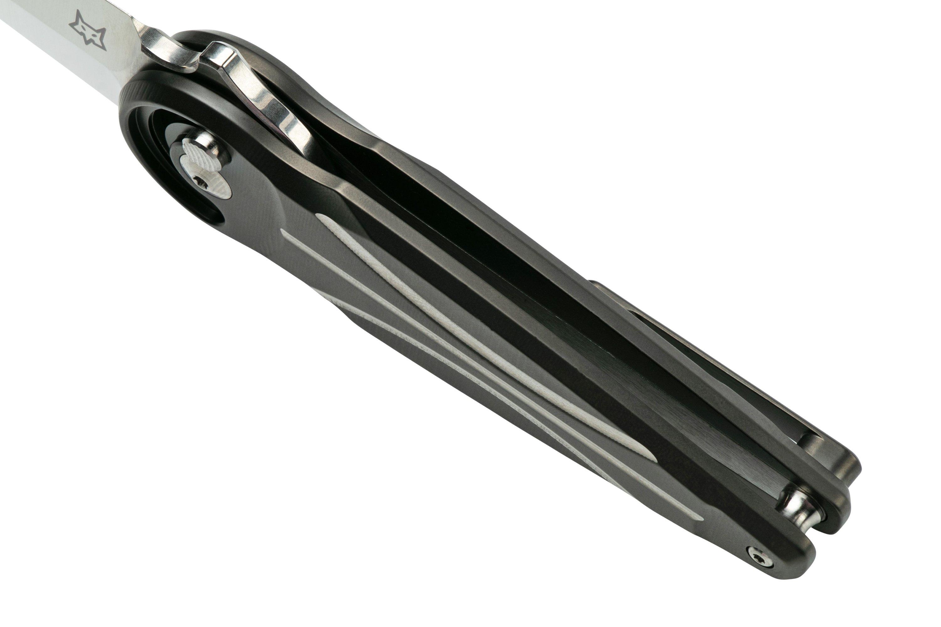 Fox Knives Saturn Satin, Titanium PVD FX-551 Ti, pocket knife ...