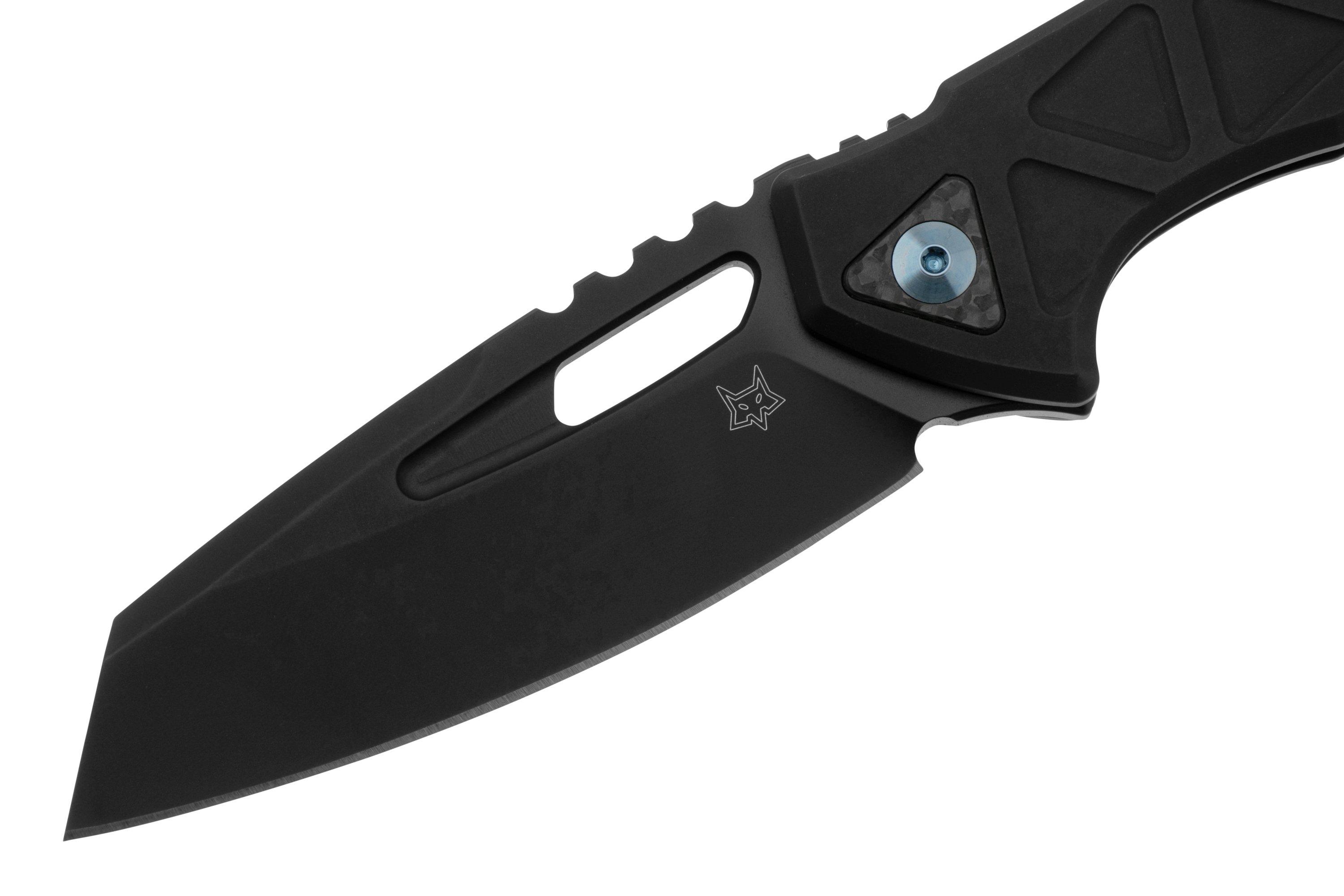 Fox Chronos FX-552-AL PVD Magnacut, Black PVD Aluminium, zakmes, Stefan ...