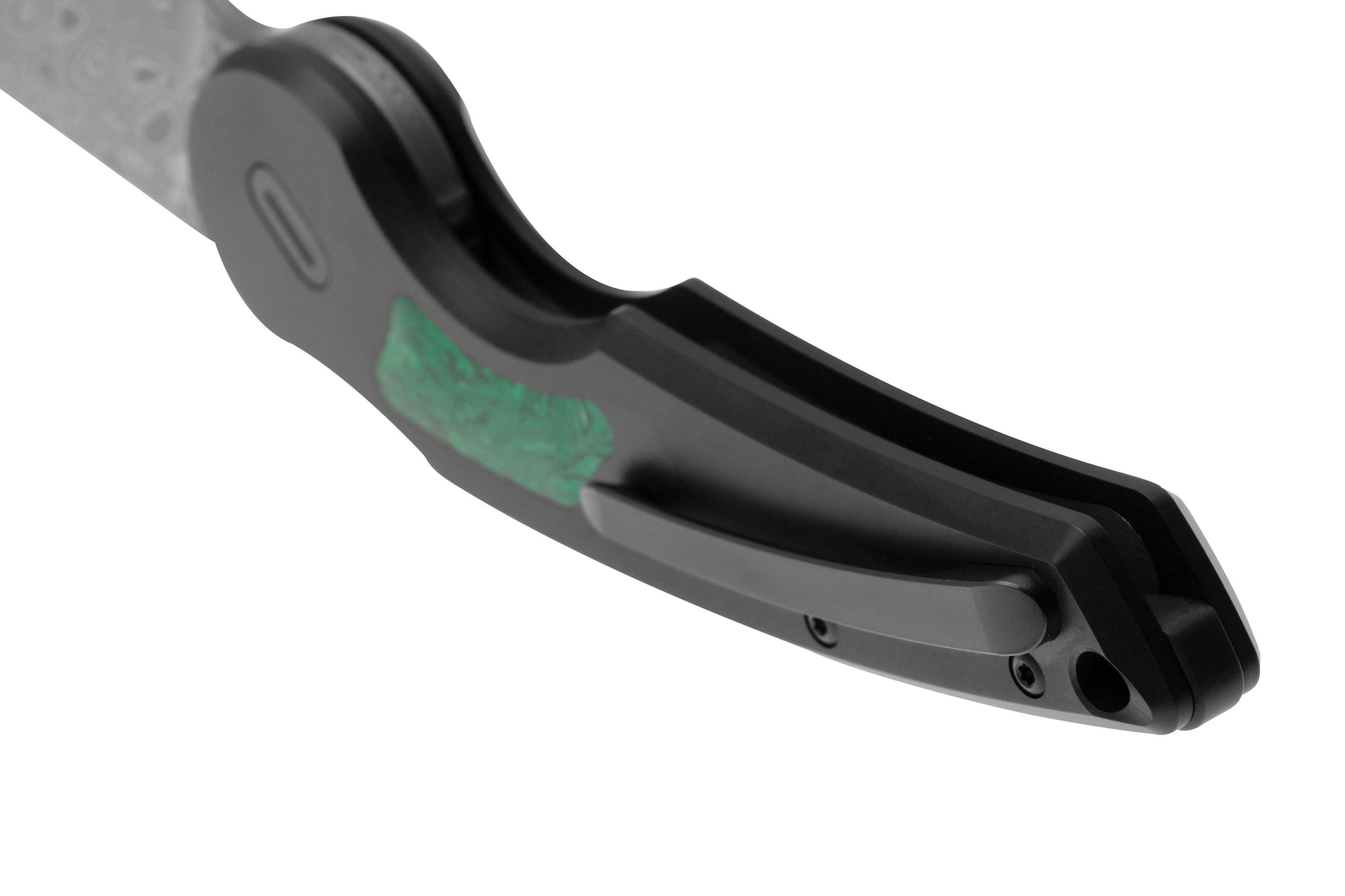 FOX Knives Jupiter FX-555DM, Hakkapella Damascus, Titanium PVD ...