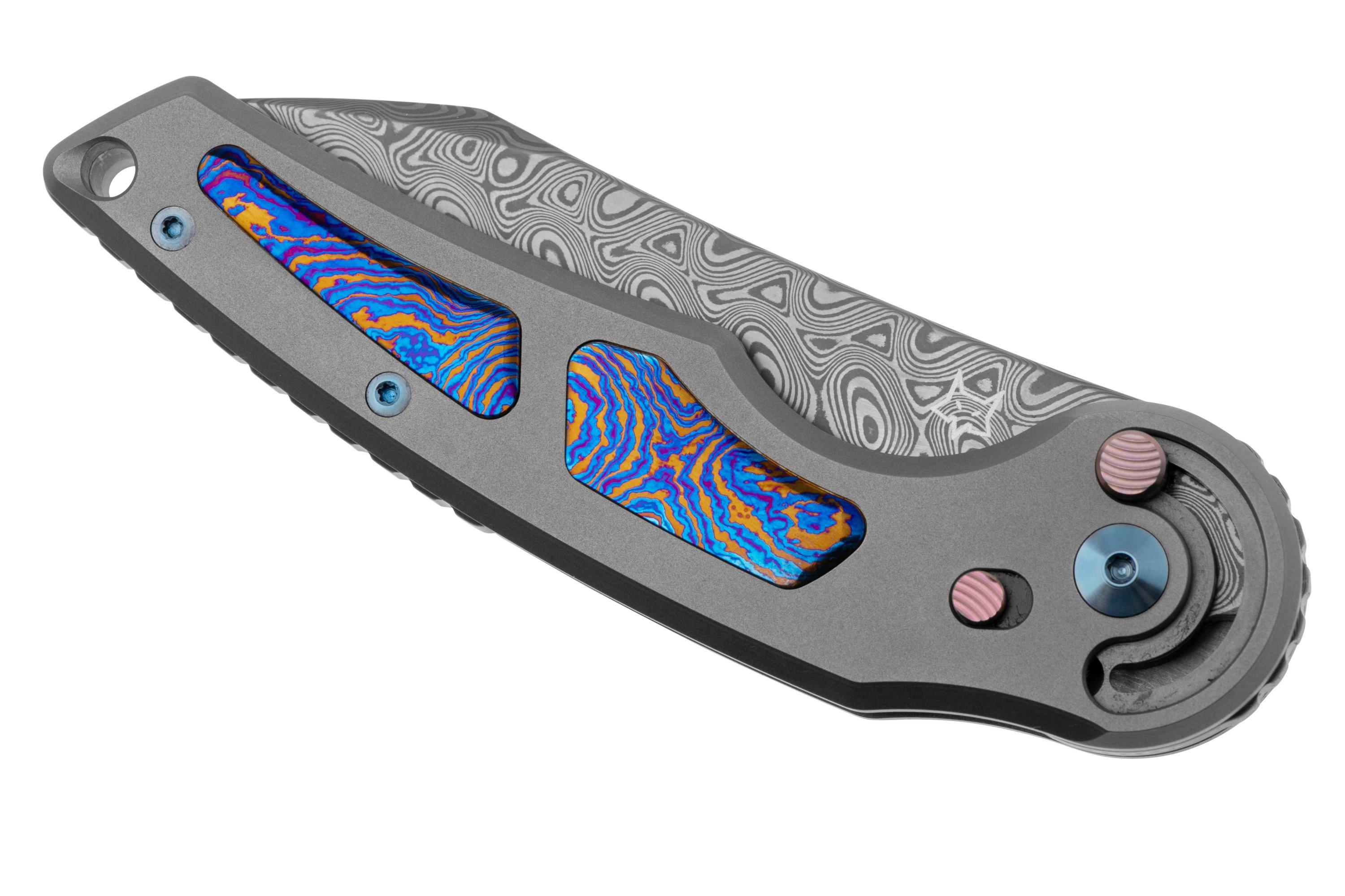 FOX Knives Jupiter FX-555DPB, Hakkapella Damascus, Titanium Timascus ...