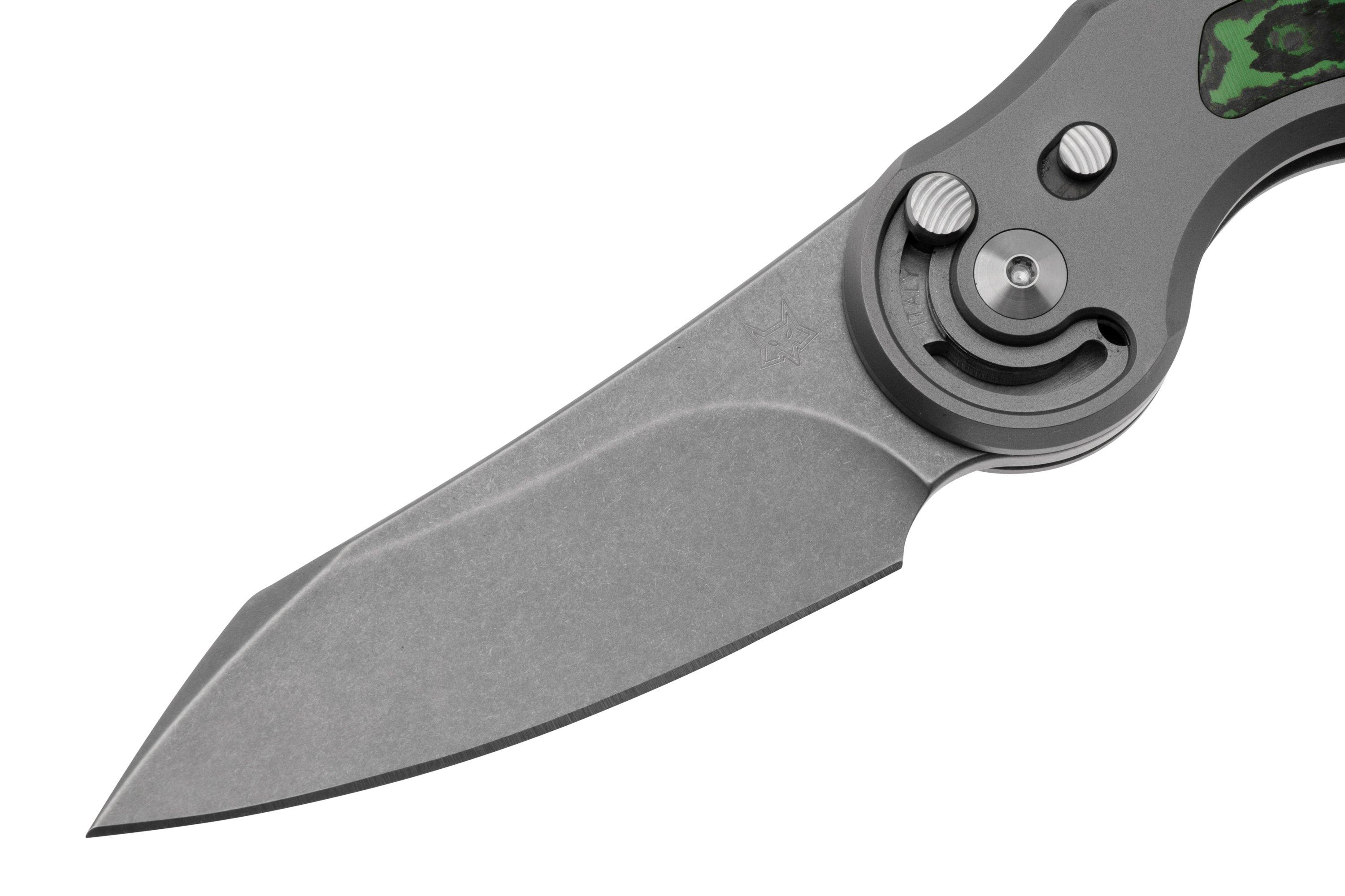 FOX Knives Jupiter FX-555-TICF M390 Acid Stonewashed, Titanium ...