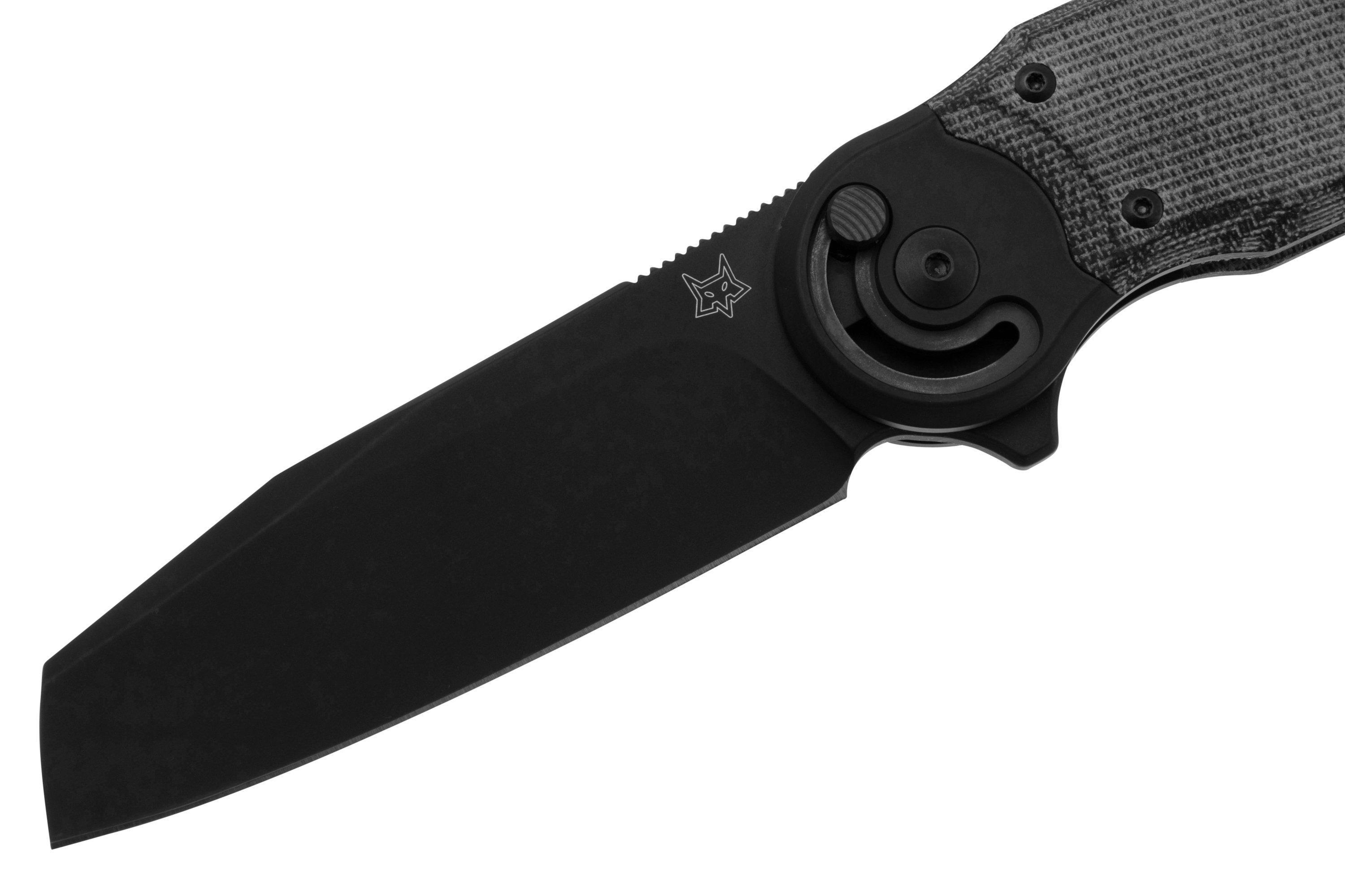 Fox Metamorphosis FX-556-A2 M390 PVD Sheepsfoot, Black Micarta, PVD ...