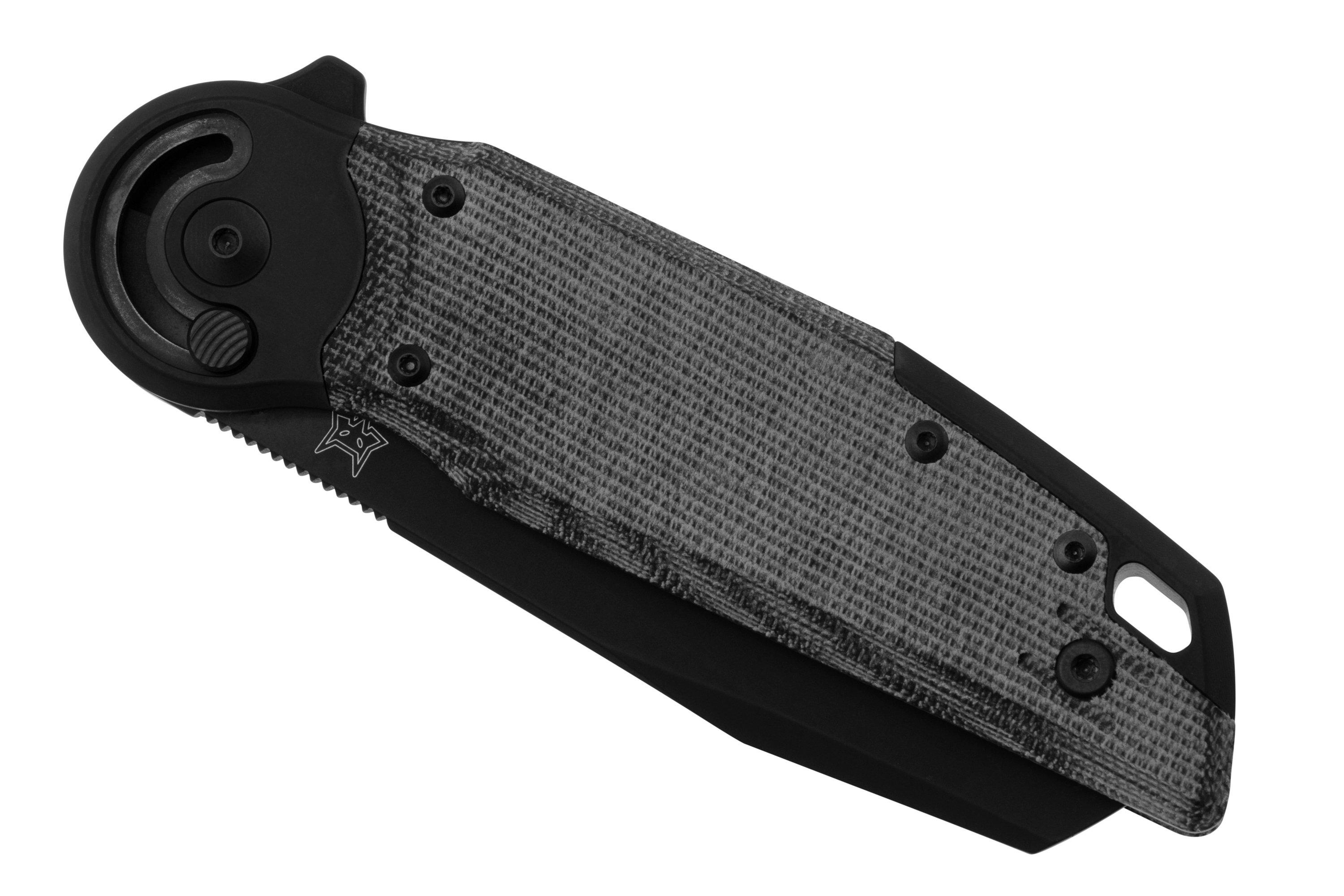 Fox Metamorphosis FX-556-A2 M390 PVD Sheepsfoot, Black Micarta, PVD ...