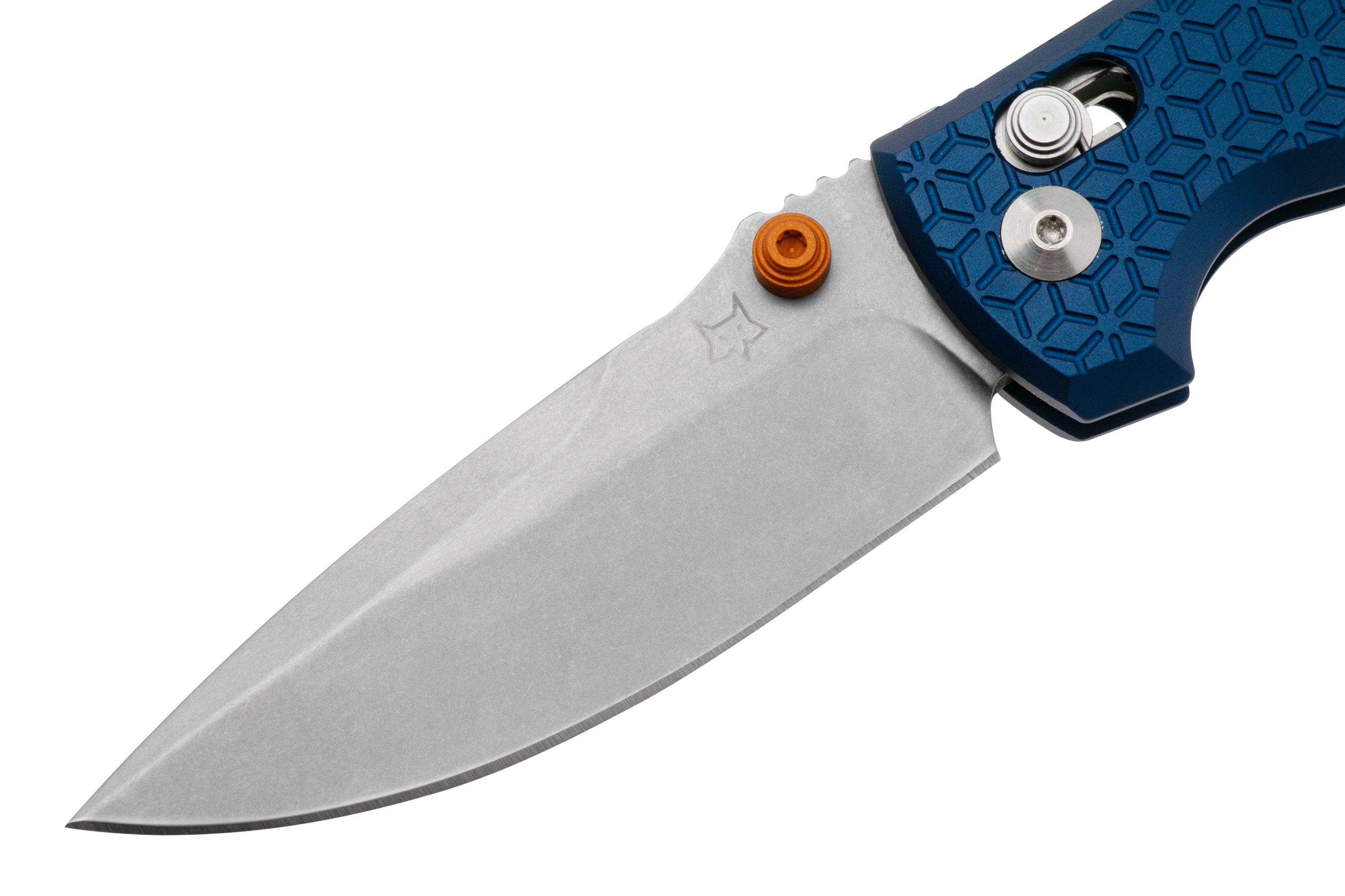 Fox Anzu FX-560 ALOR, CPM MagnaCut, Blue Aluminium, pocket knife ...