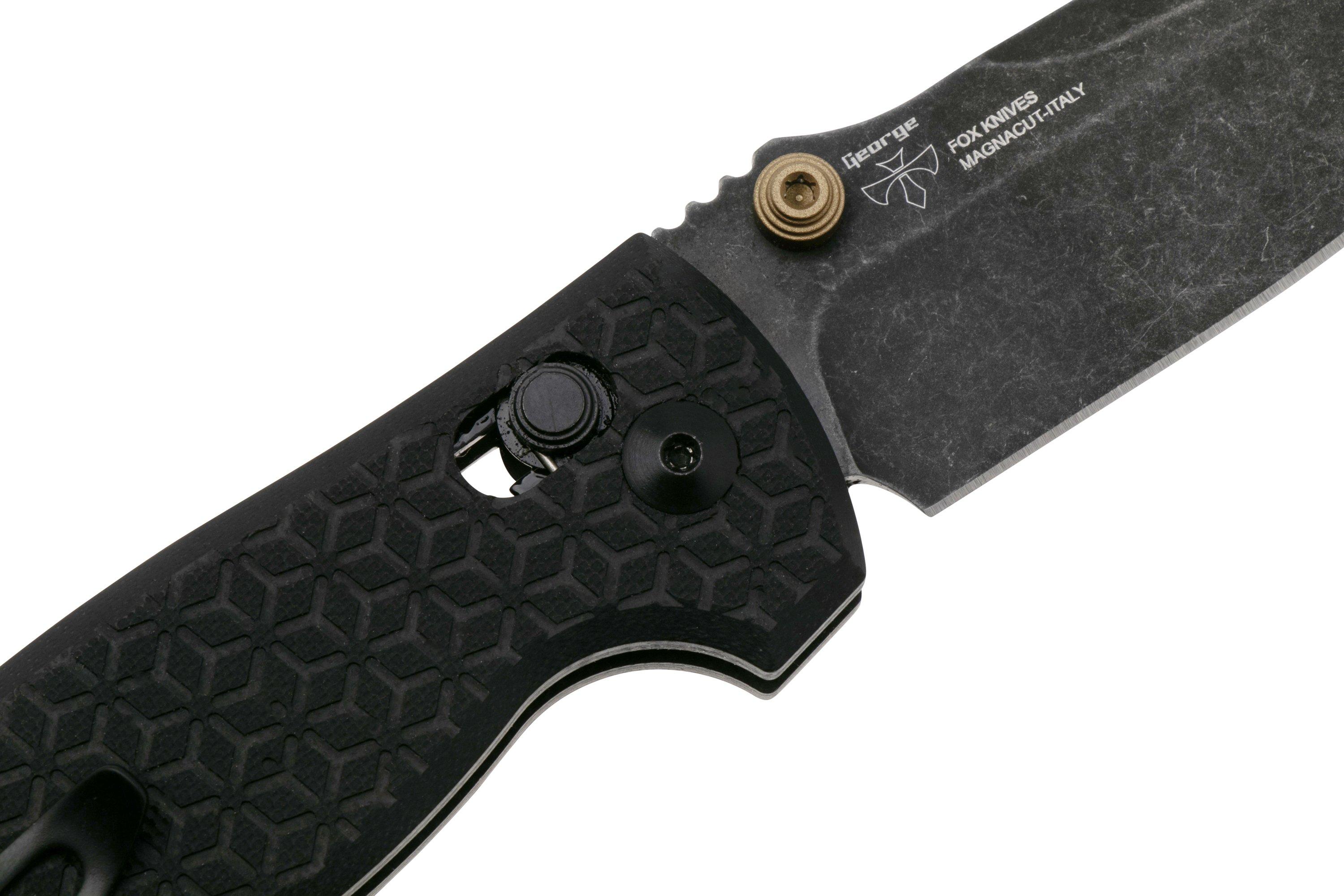 Fox Anzu FX-560 G10B Magnacut, Black G10, Taschenmesser, Les George Design | Günstiger shoppen ...