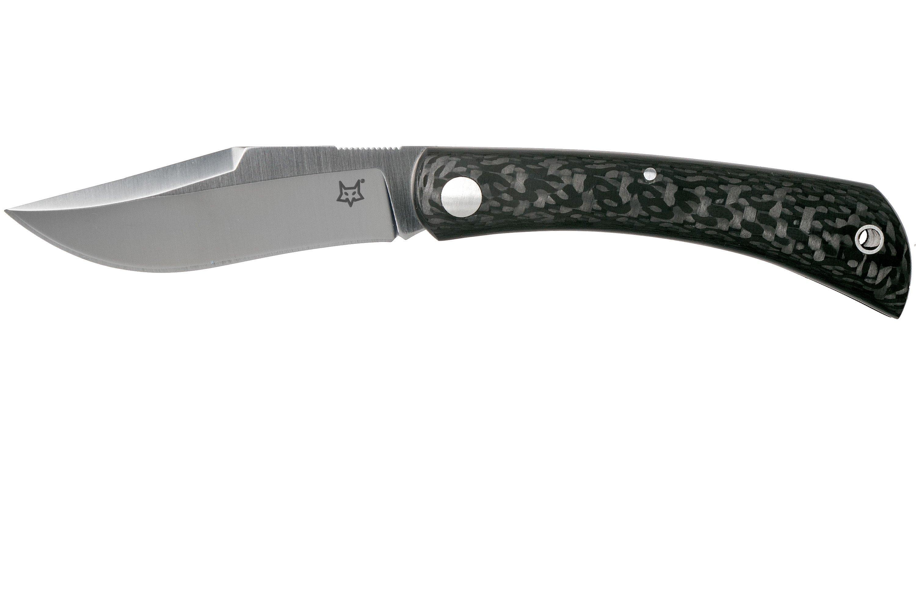 Fox Knives Libar FX-582CF Carbon fibre slipjoint pocket knife ...