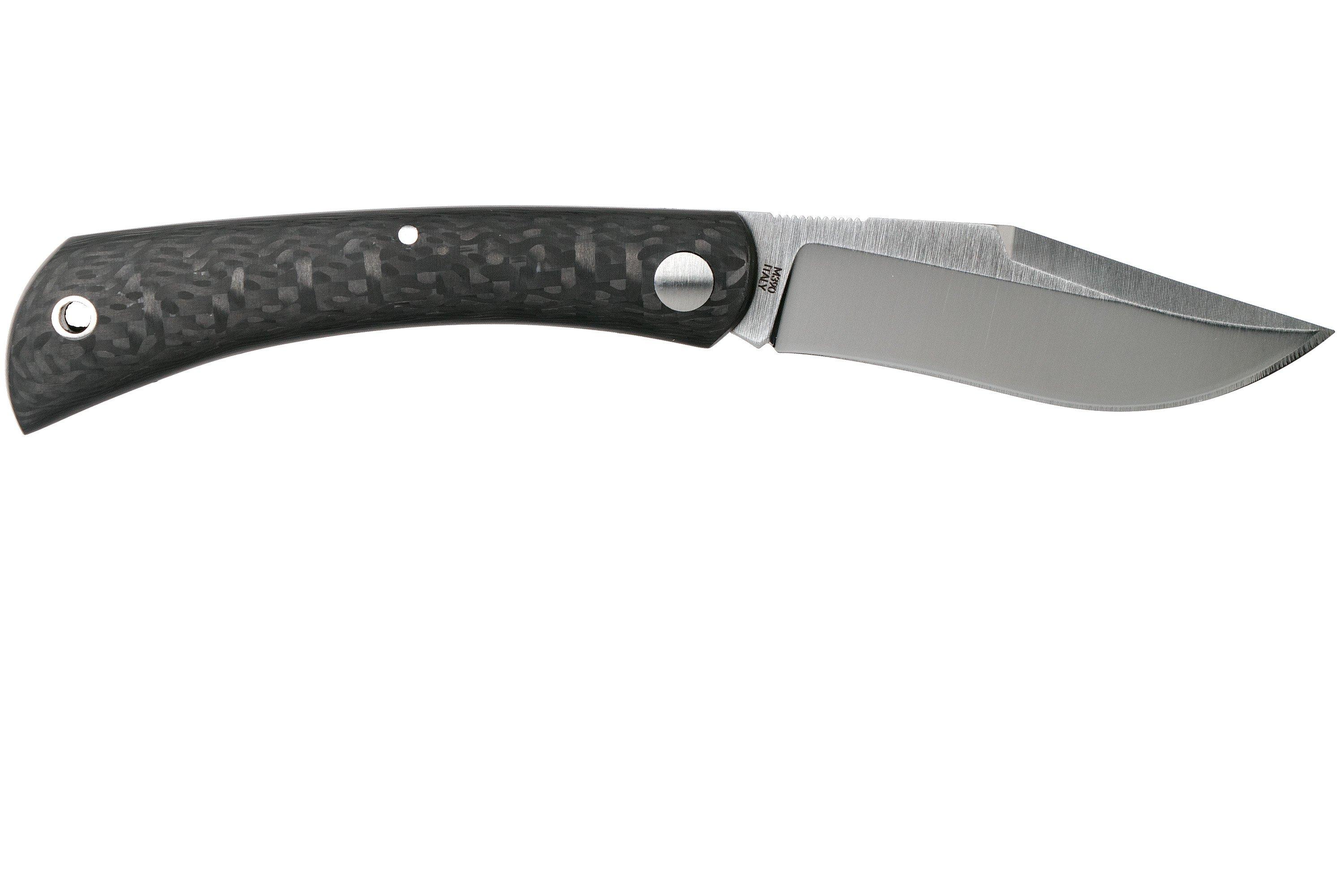 Fox Knives Libar FX-582CF Carbon fibre slipjoint pocket knife ...
