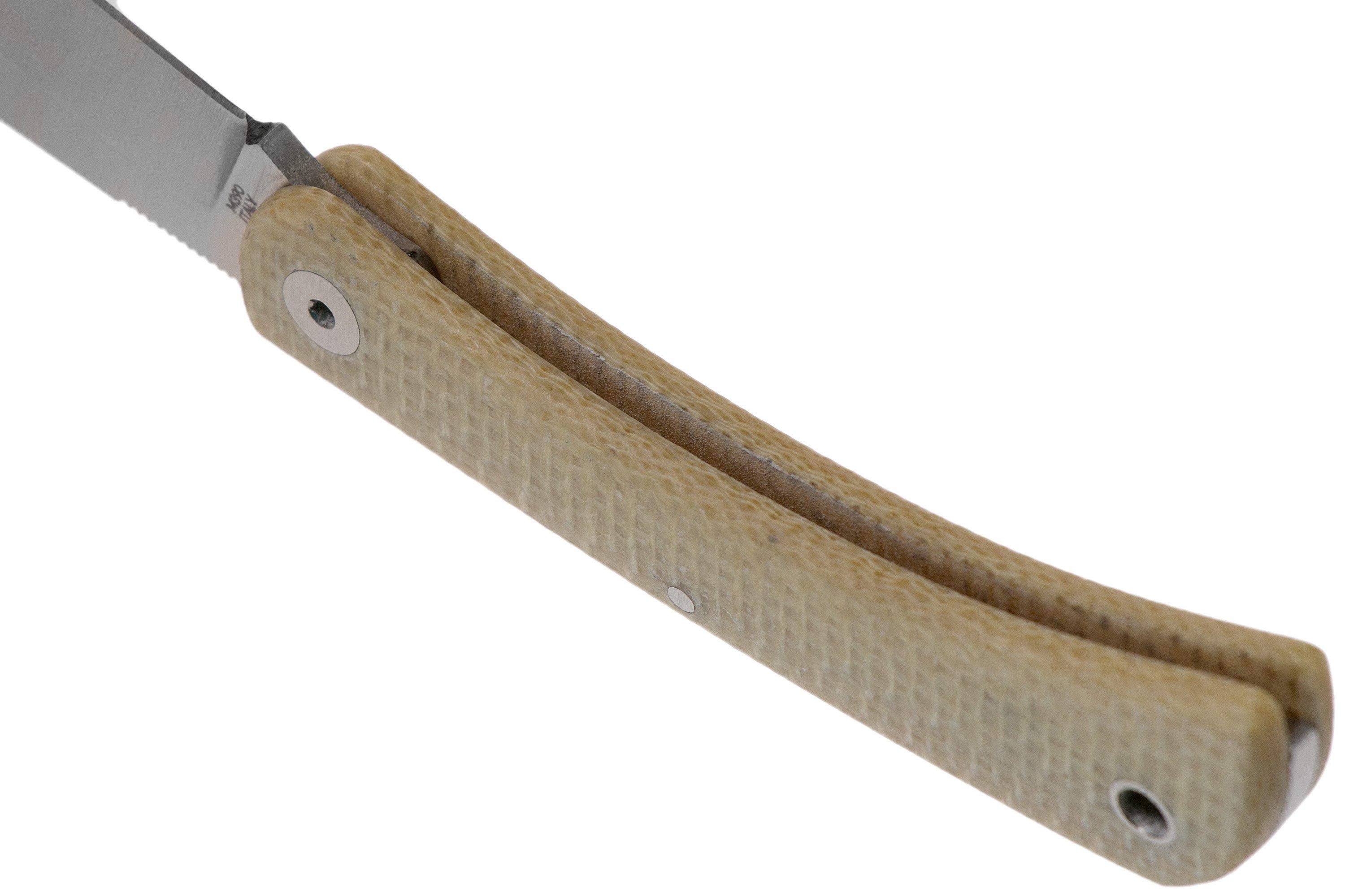 Fox Knives Libar, M390, Micarta FX-582MI pocket knife | Advantageously ...