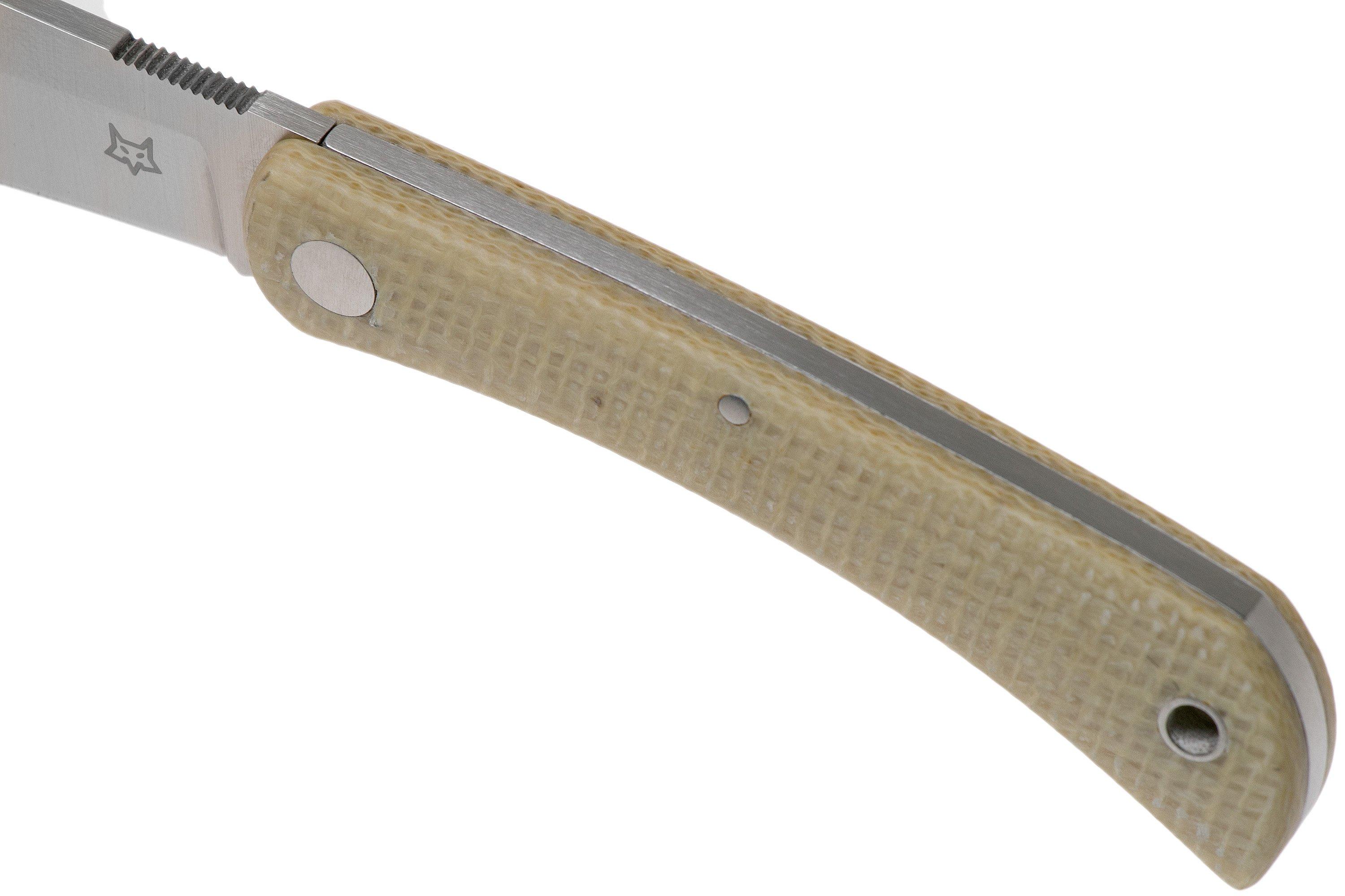 Fox Knives Libar, M390, Micarta FX-582MI pocket knife | Advantageously ...