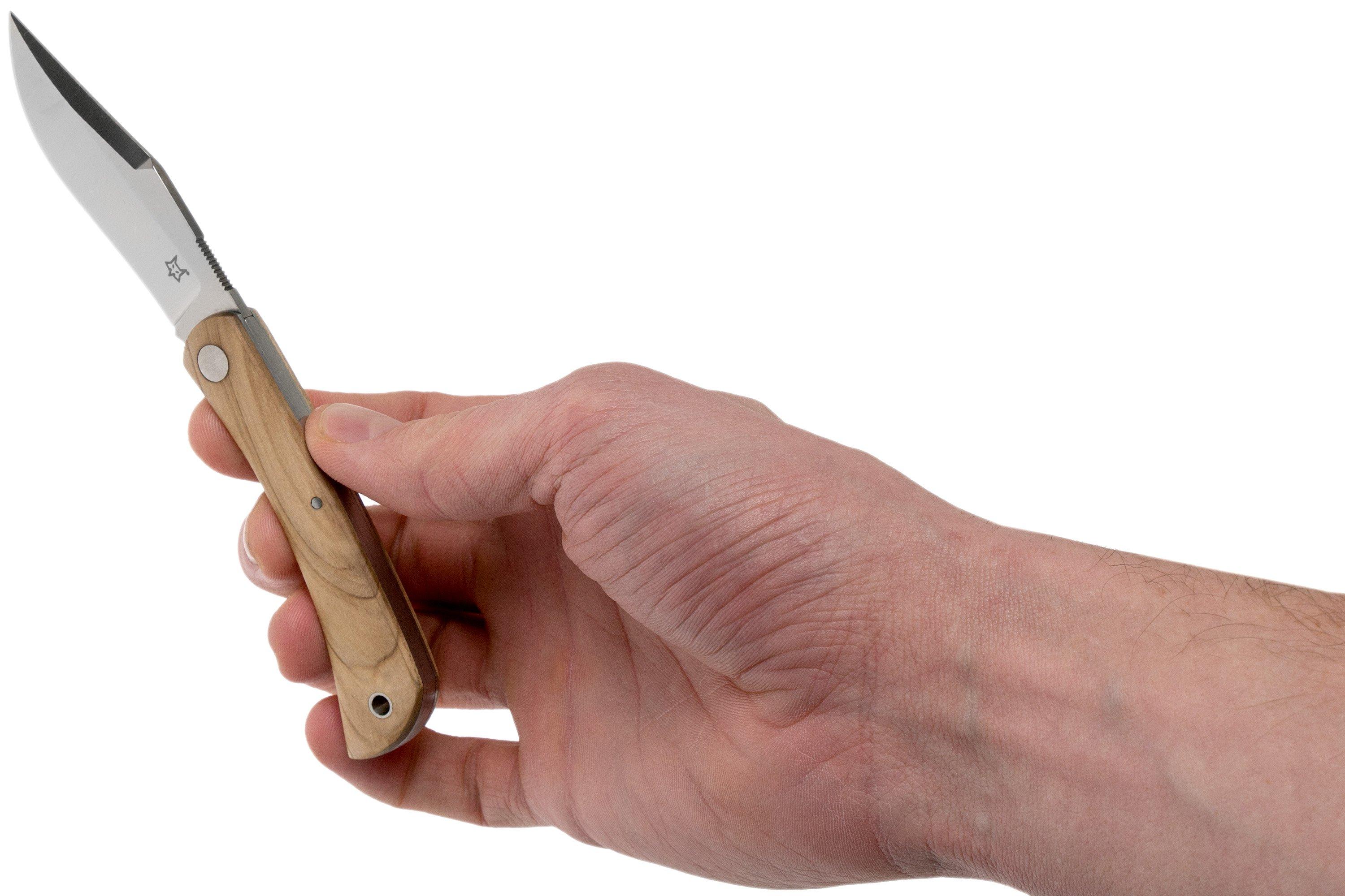 Fox Knives Libar FX-582OL Olive slipjoint pocket knife | Advantageously ...