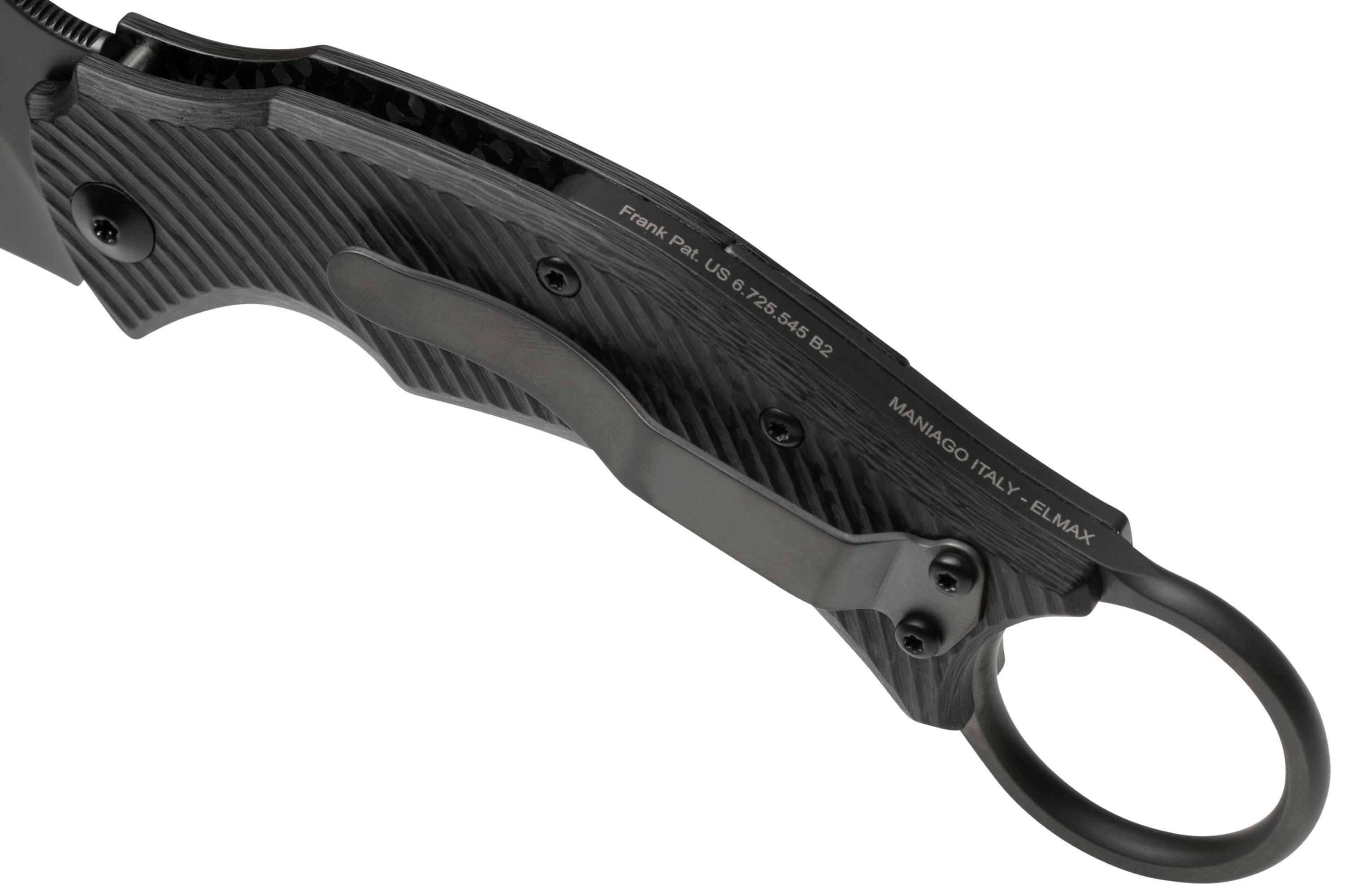 Nóż karambit Fox Knives Black Bird FX-591TICB, projekt Bastinelli ...