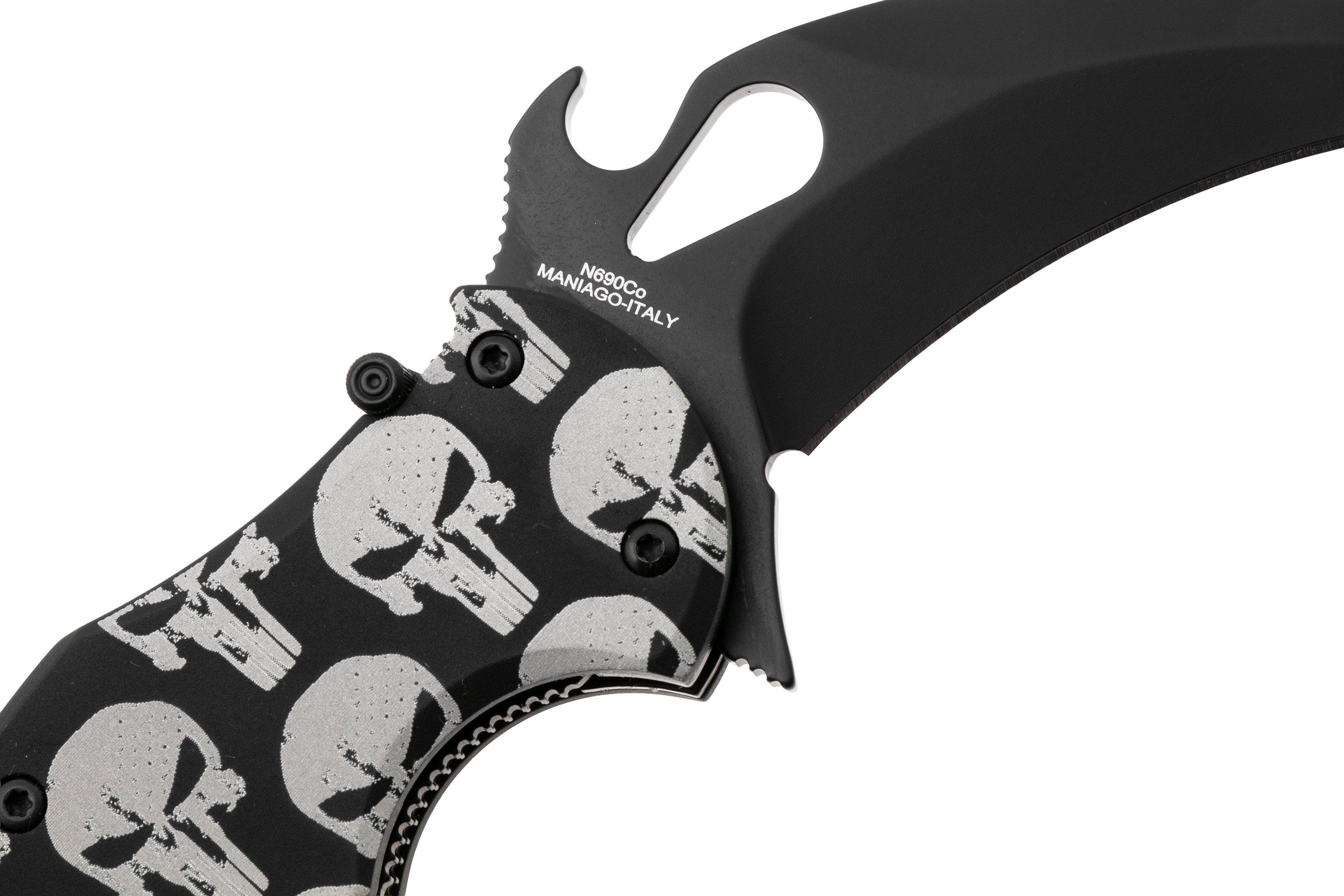 Fox FX-599 ALB-5 Skull Pattern, Black Idroglider Böhler N690Co ...