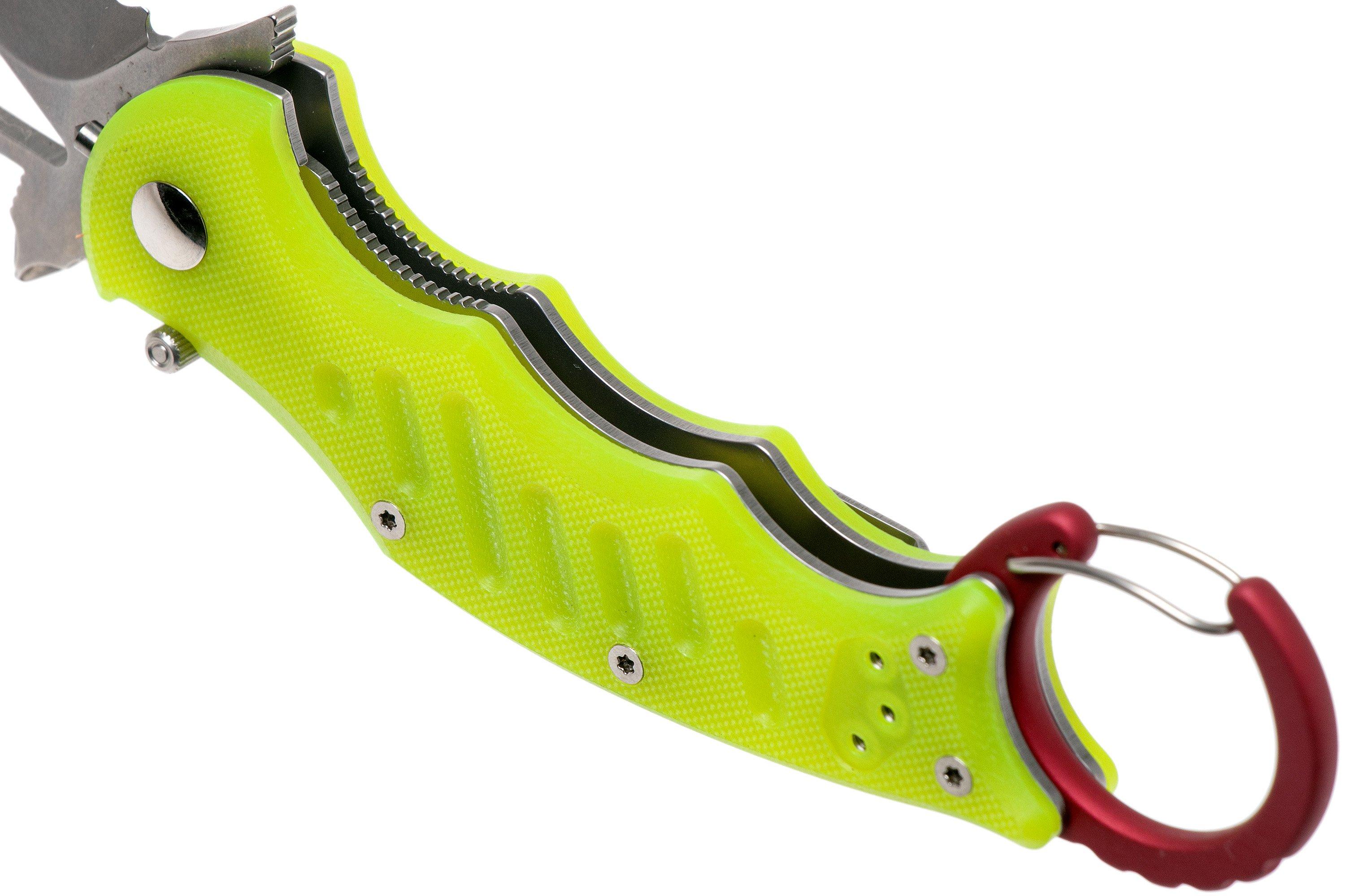 Fox Mini Karambit Rescue FX-599RSY Yellow karambit knife ...