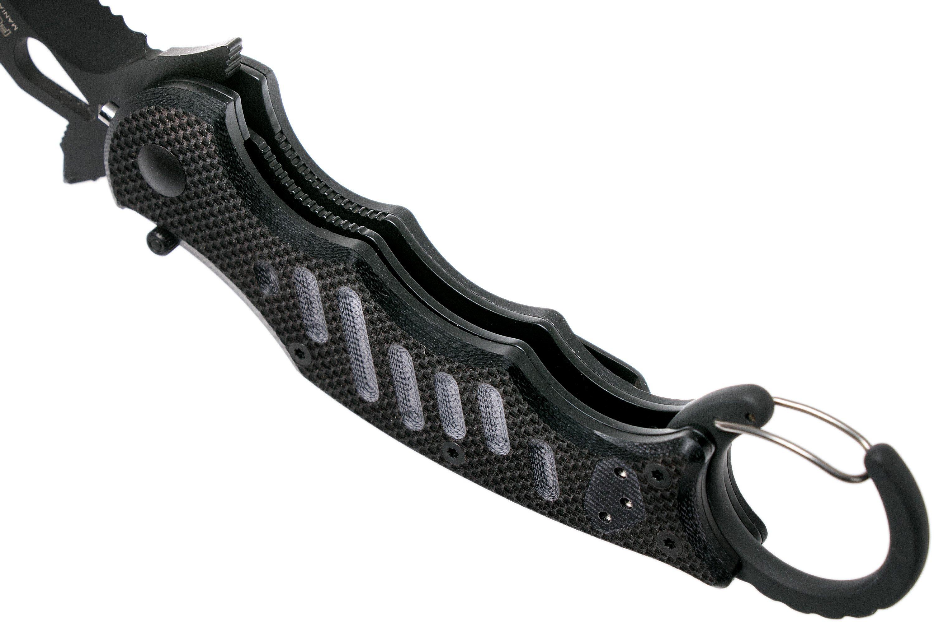 Fox Mini Karambit Rescue FX-599RS Black karambit knife | Advantageously ...