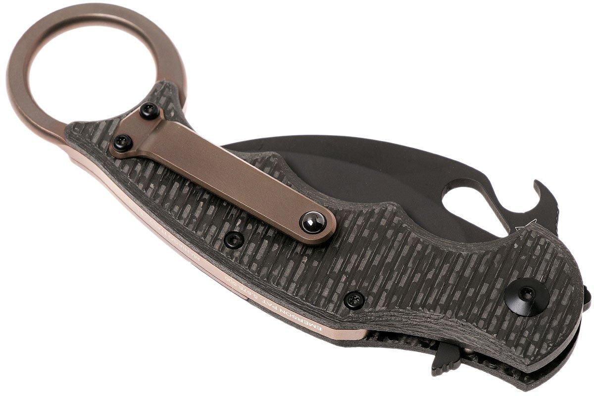 Fox Karambit Titanium Framelock FX-599TiC, karambit knife ...