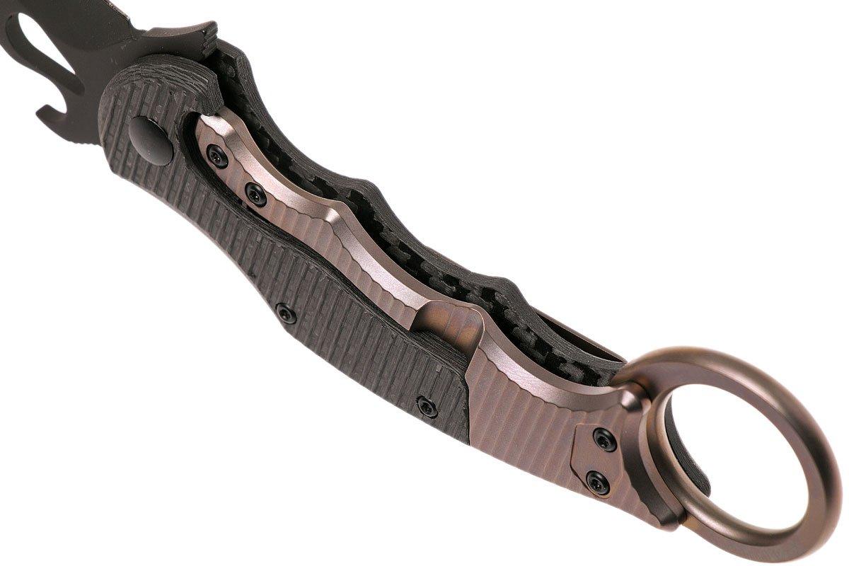 Fox Karambit Titanium Framelock FX-599TiC, karambit knife ...