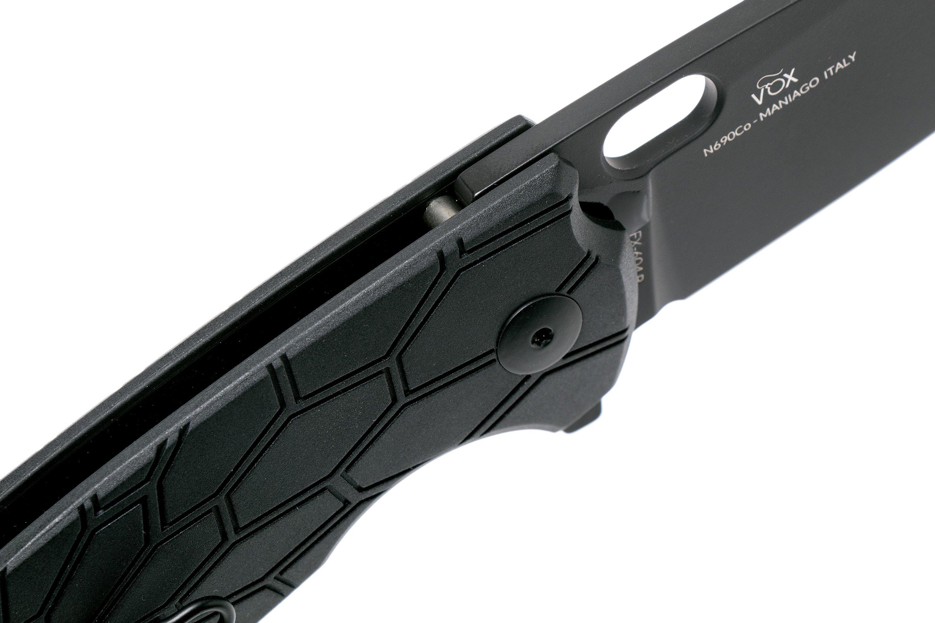 Fox Vox Core FX-604B Black-Black pocket knife, Jesper Voxnaes design ...