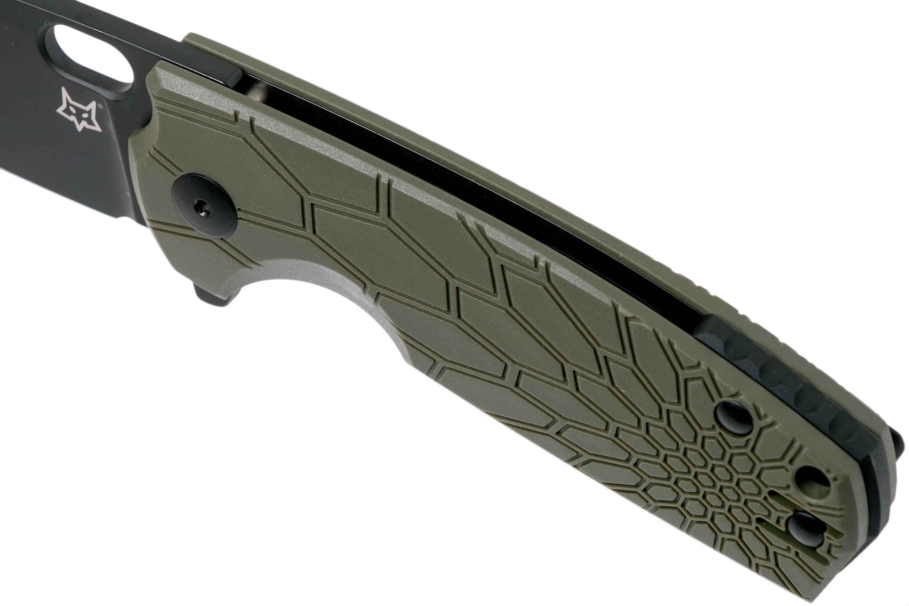 Fox Vox Core FX-604OD Olive Drab, Black Blade zakmes, Jesper Voxnaes ...