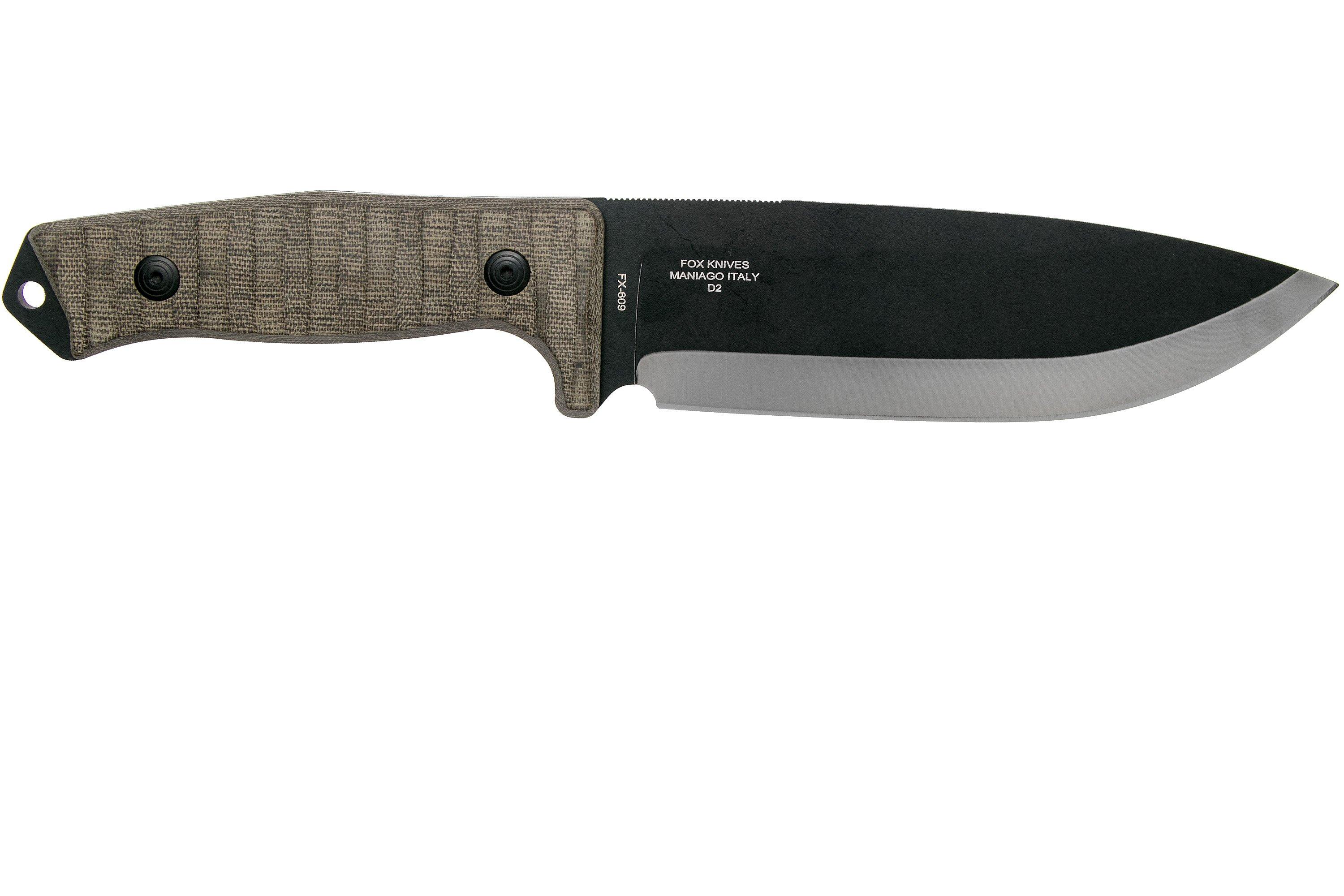 Fox Bushman FX-609 OD outdoormes | Voordelig kopen bij knivesandtools.be