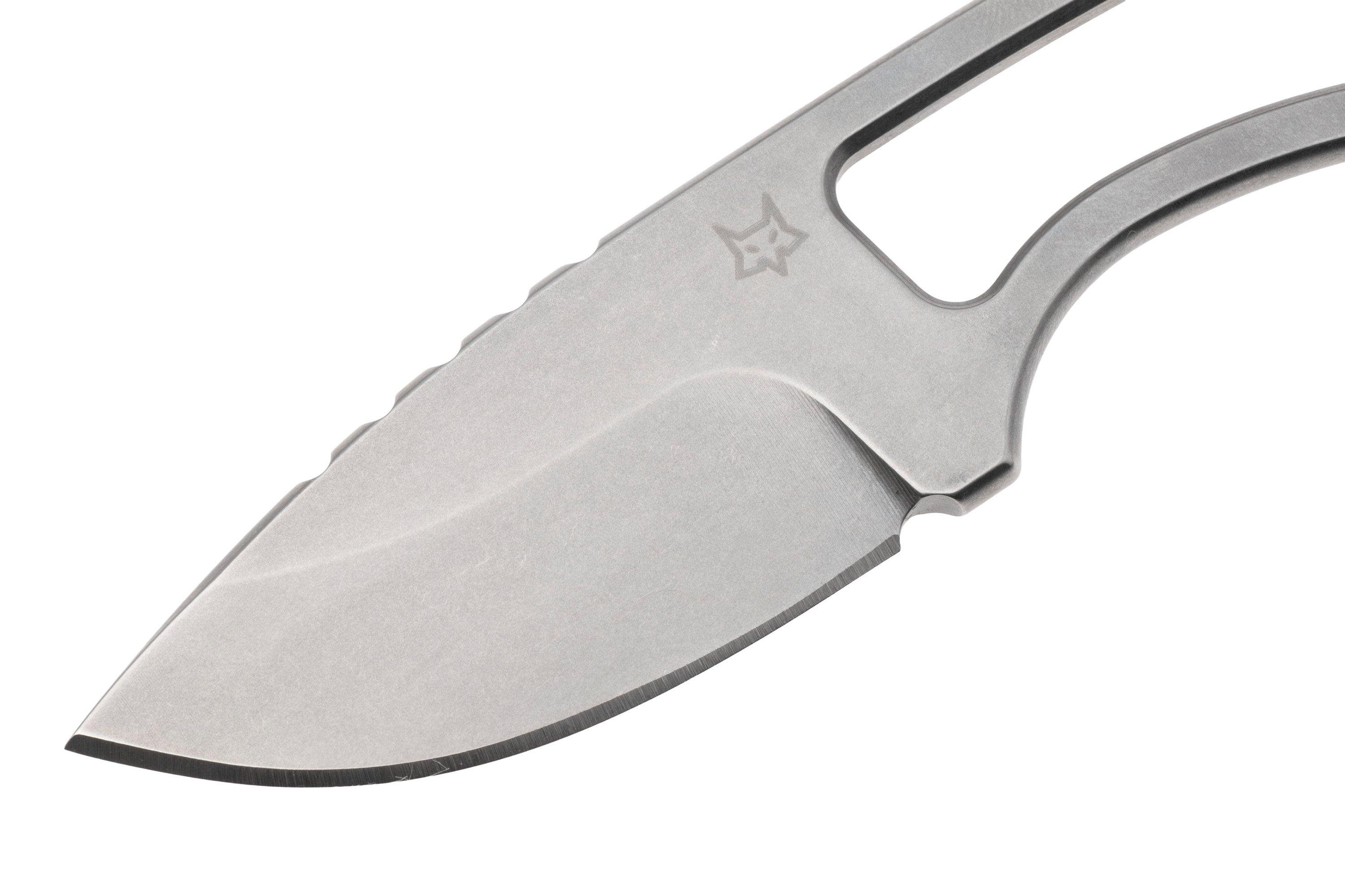 Fox Knives KS Short FX-626, Stone Washed Niolox neck knife, GZ Tactical ...