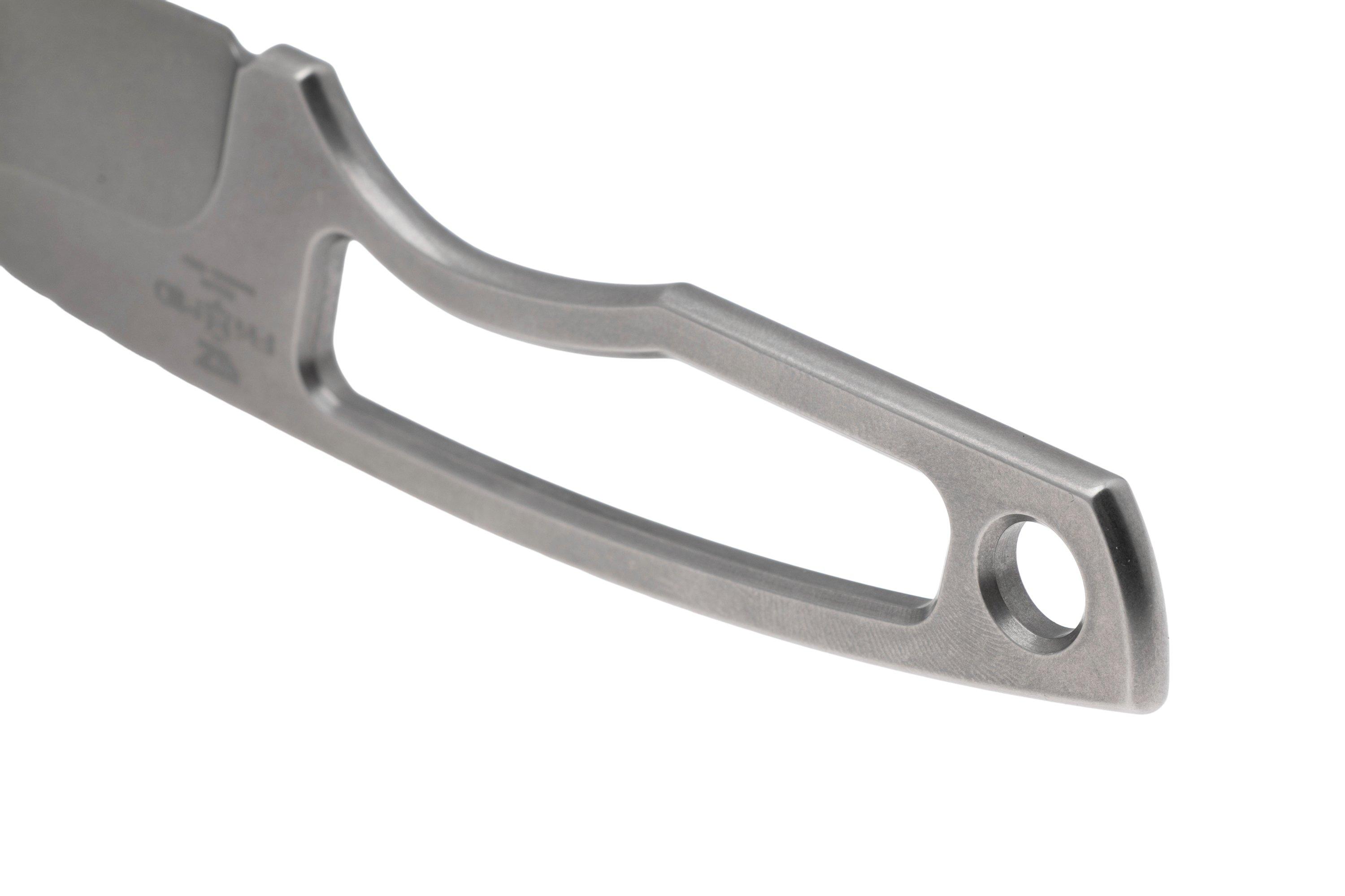 Fox Knives KS Short FX-626, Stone Washed Niolox Neck Knife, GZ Tactical ...