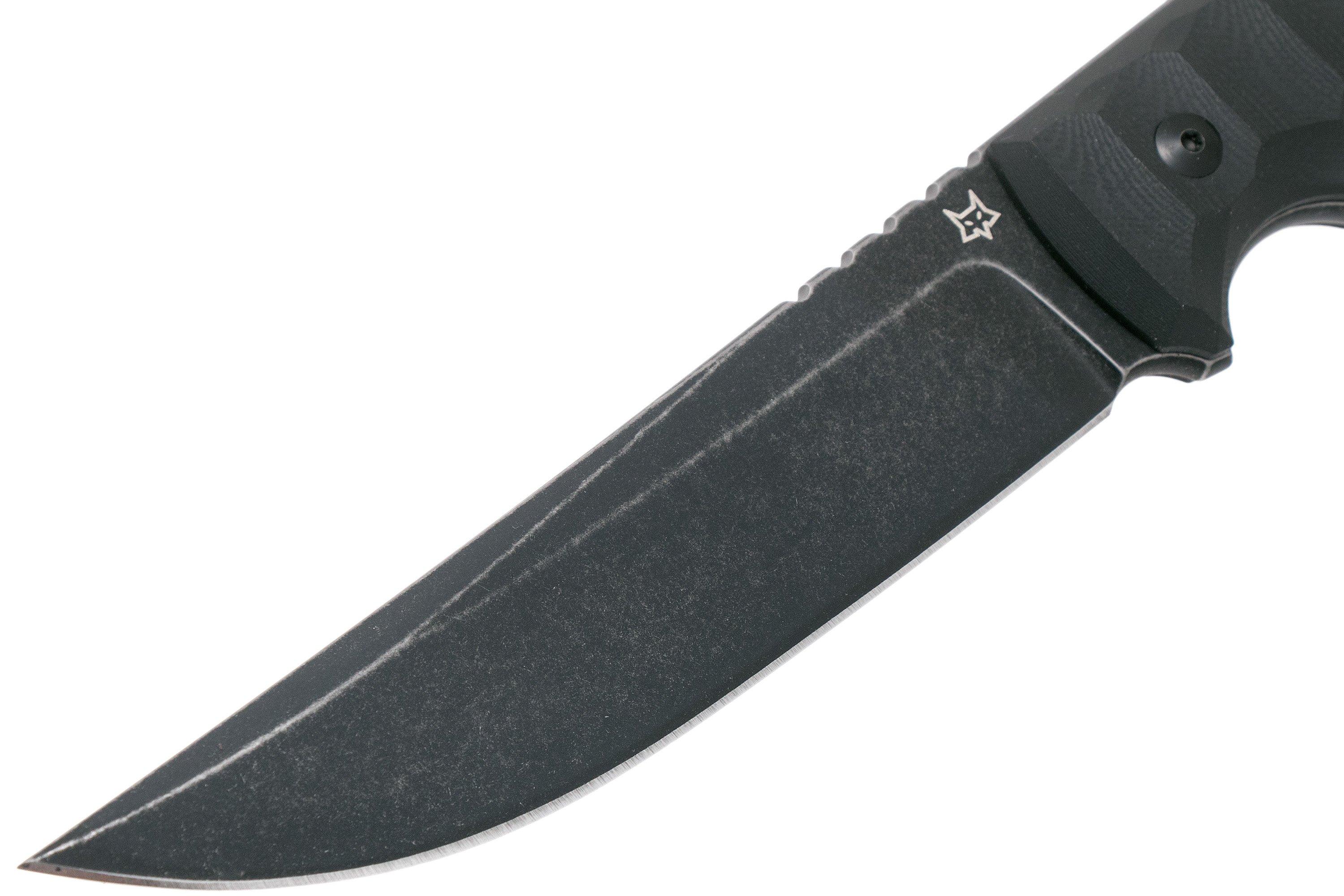Fox Knives Ryu FX-634 Black G10, fixed knife, Black Roc Knives design ...