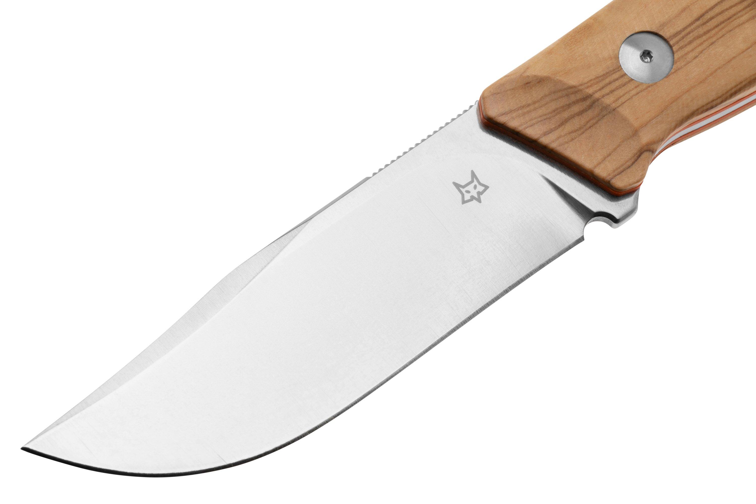 Fox Knives Rifle Receiver FX-662 OL, Olive Wood fixed knife, Raven ...