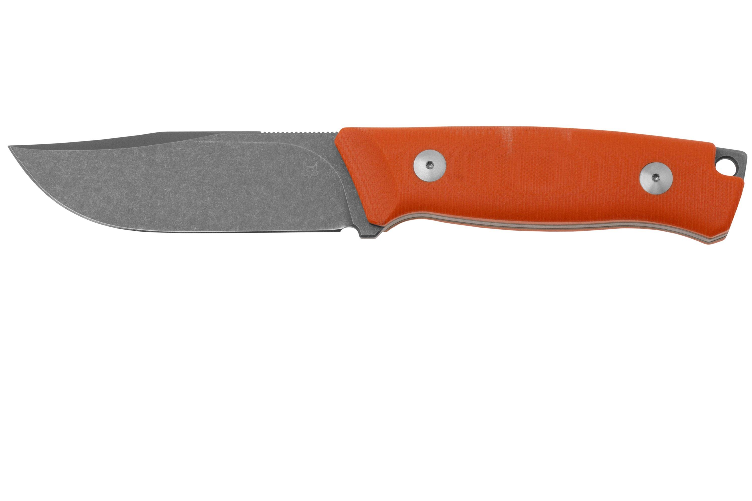 Fox Knives Rifle Receiver FX-662 OR, Orange G10 fixed knife, Raven ...