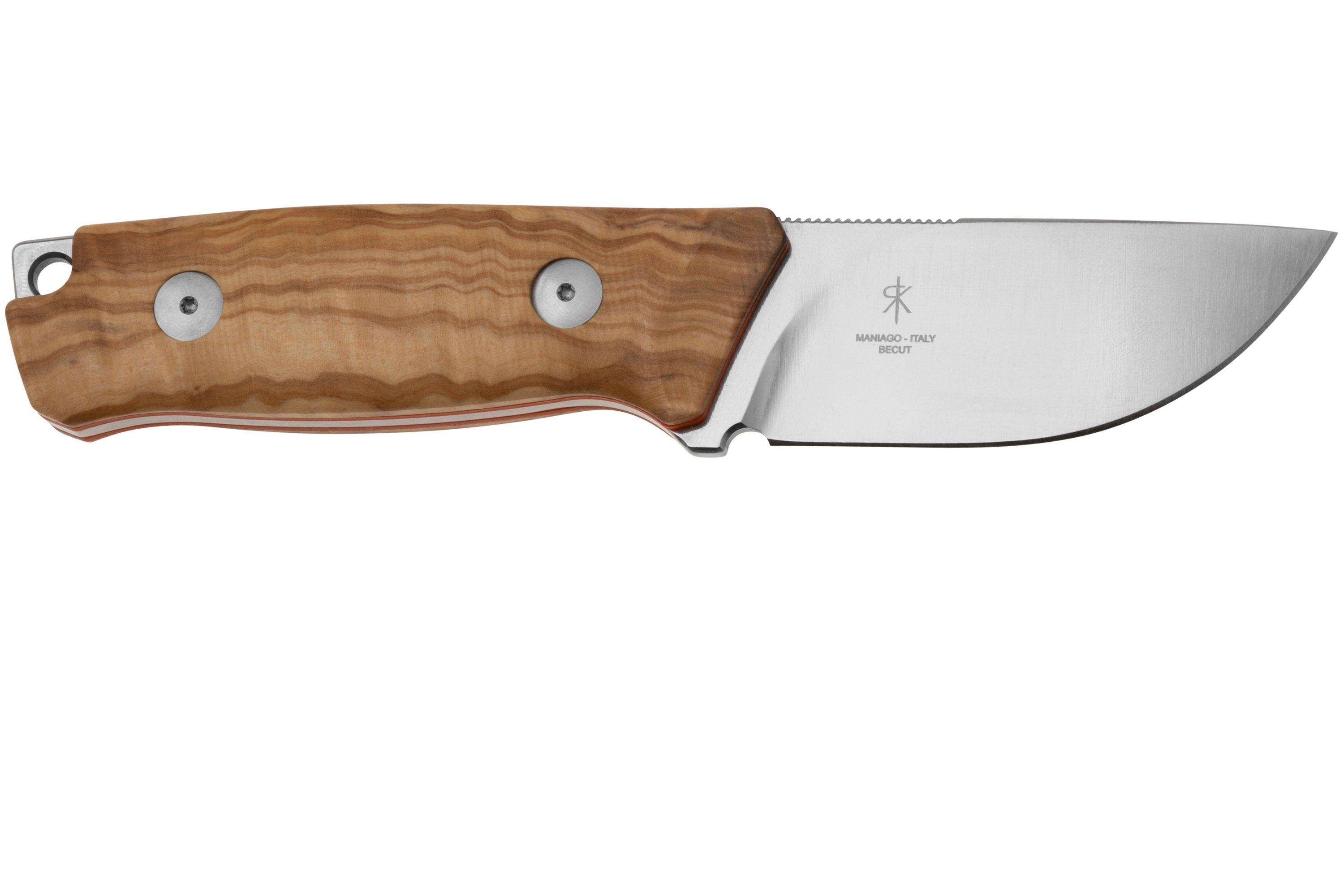 Fox Knives Rifle Muzzle FX-664 OL, Olive Wood fixed knife, Raven Knives ...