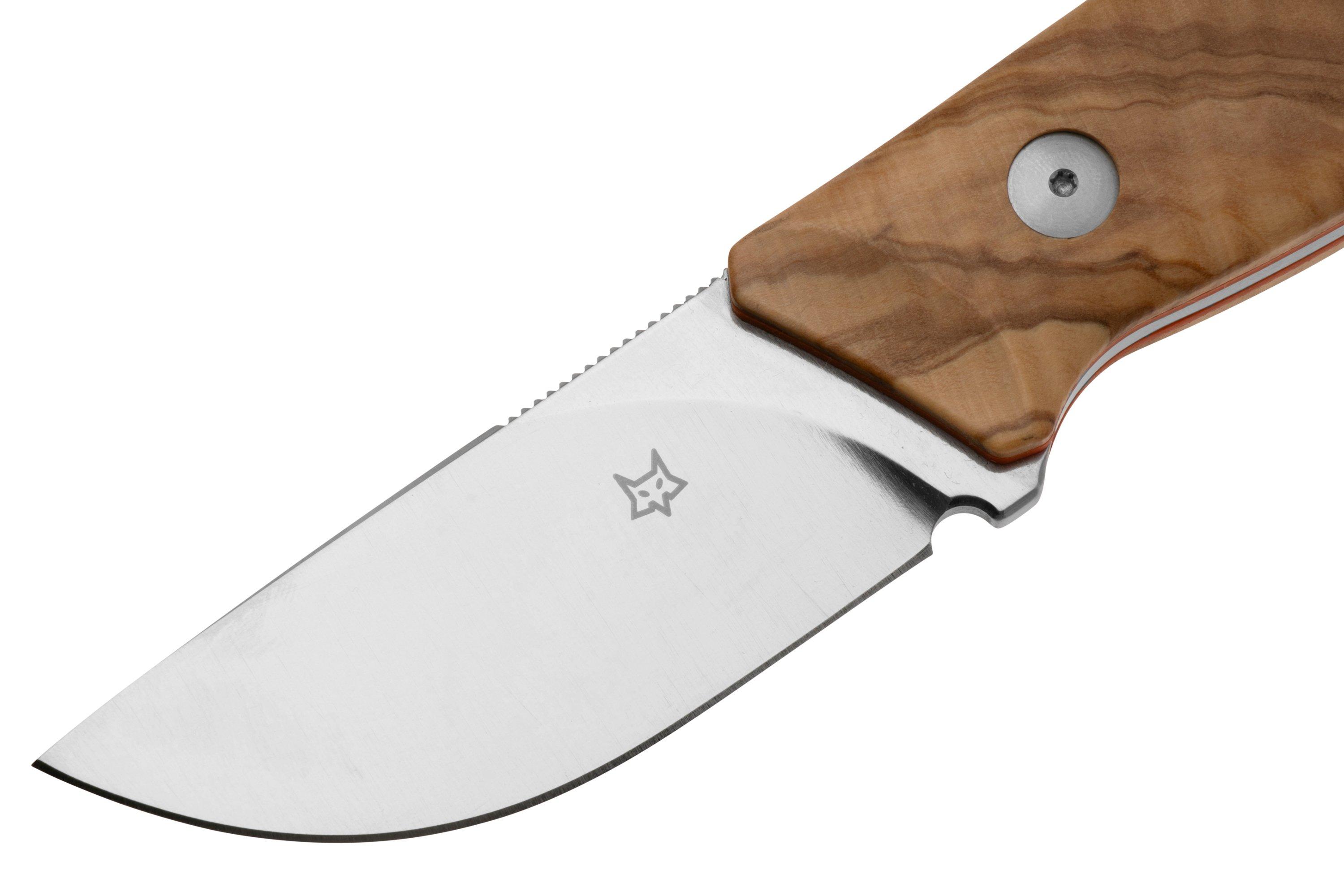 Fox Knives Rifle Muzzle FX-664 OL, Olive Wood fixed knife, Raven Knives ...