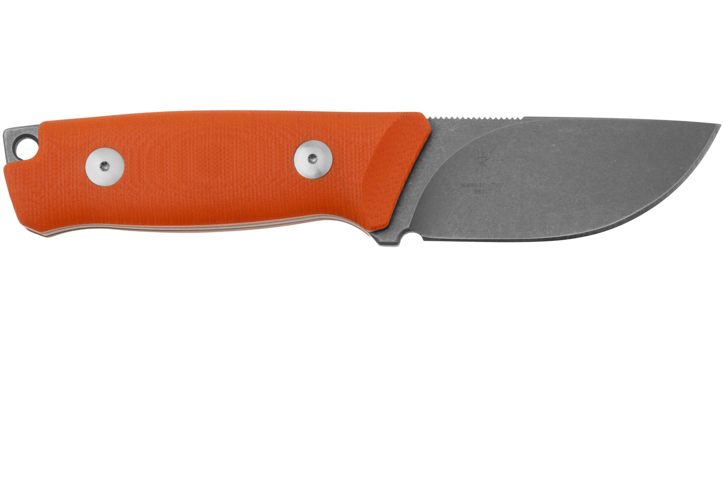 Fox Knives Rifle Muzzle FX-664 OR, Orange G10 couteau à lame fixe ...