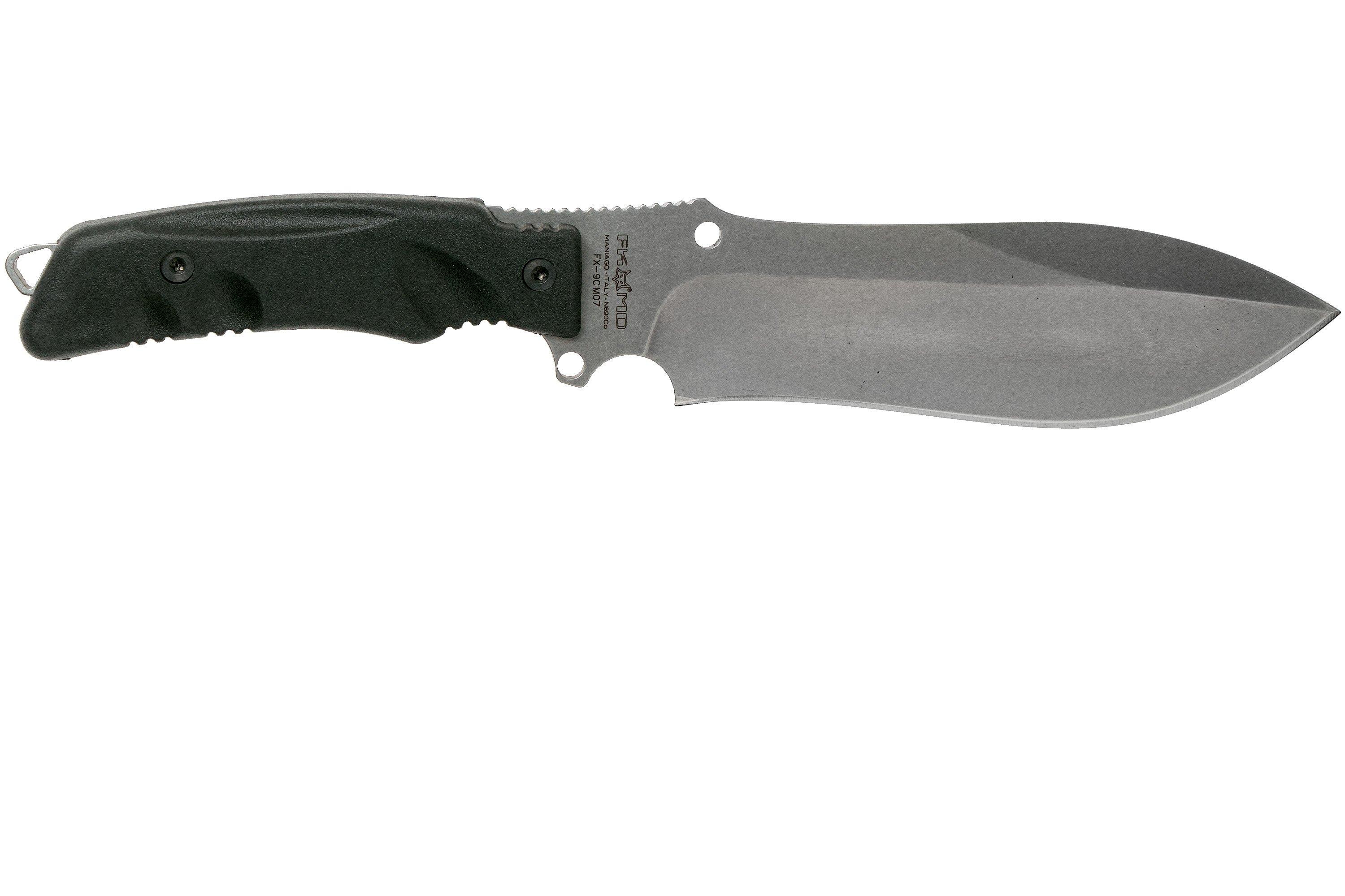 Fox Rimor Bushcraft FX-9CM07 Stonewashed outdoor knife | Advantageously ...