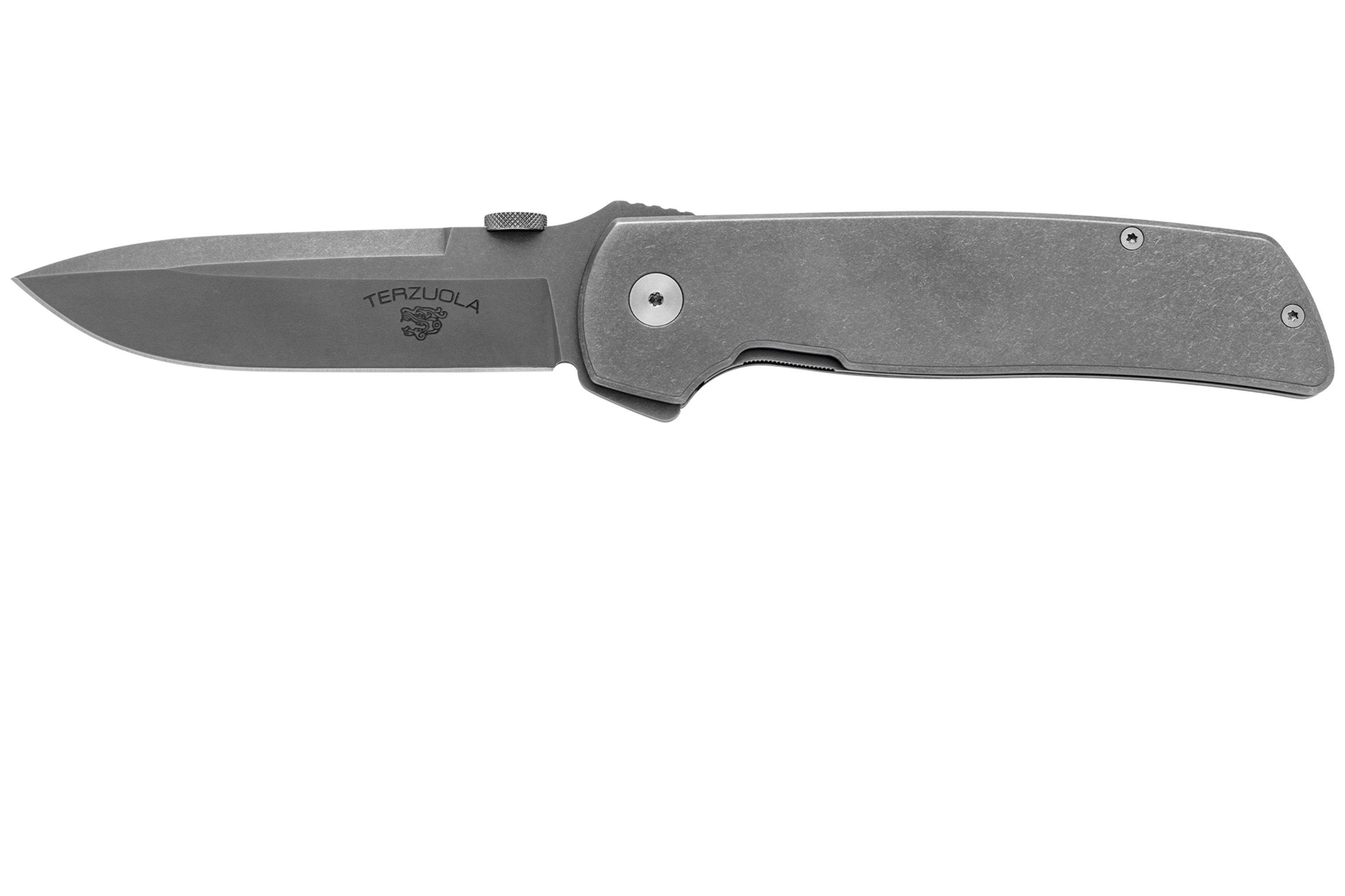Fox Knives Original Gangster FX-ATC-OG01 Stonewashed Titanium ...
