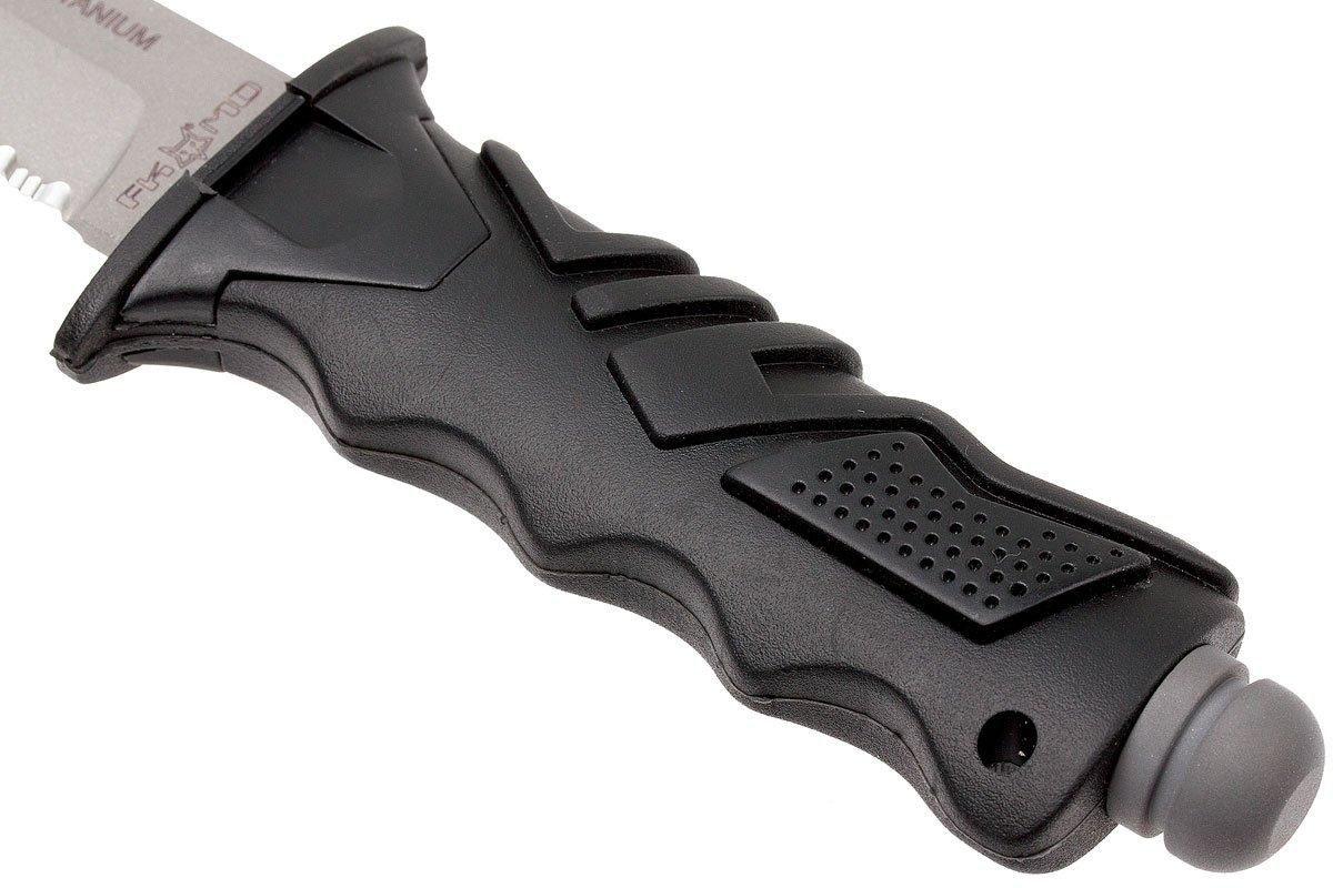Fox Ocean Master FX-OCM01-CP titanium diving knife | Advantageously ...