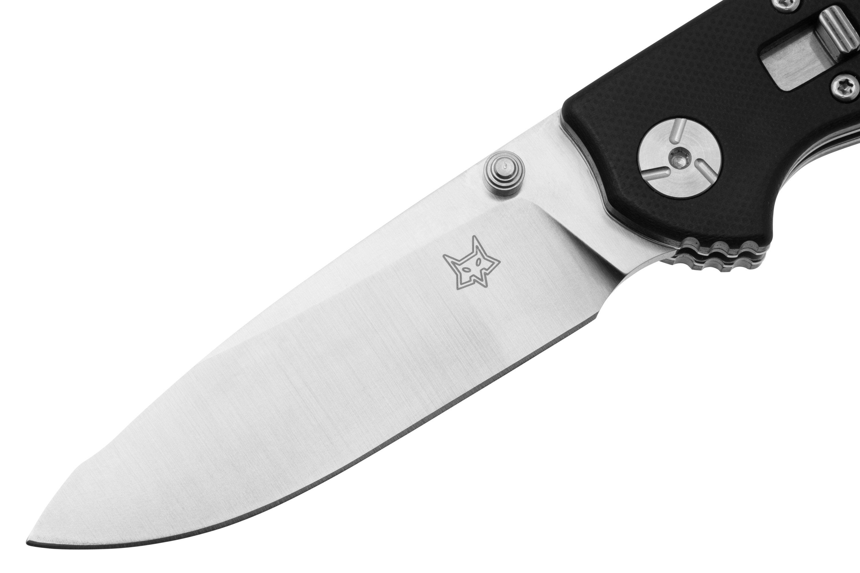 Fox Knives FX-RL01-G10 Satin N690Co, Black G10 coltello da tasca, Ron ...