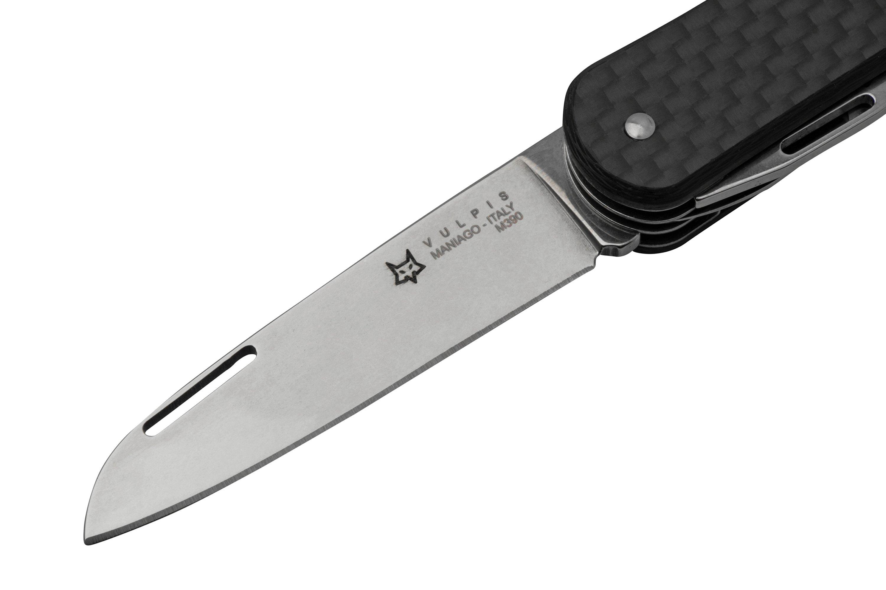 FOX Vulpis 4-Tools FX-VP130-F4CF, M390, Carbon Fiber, Swiss pocket ...