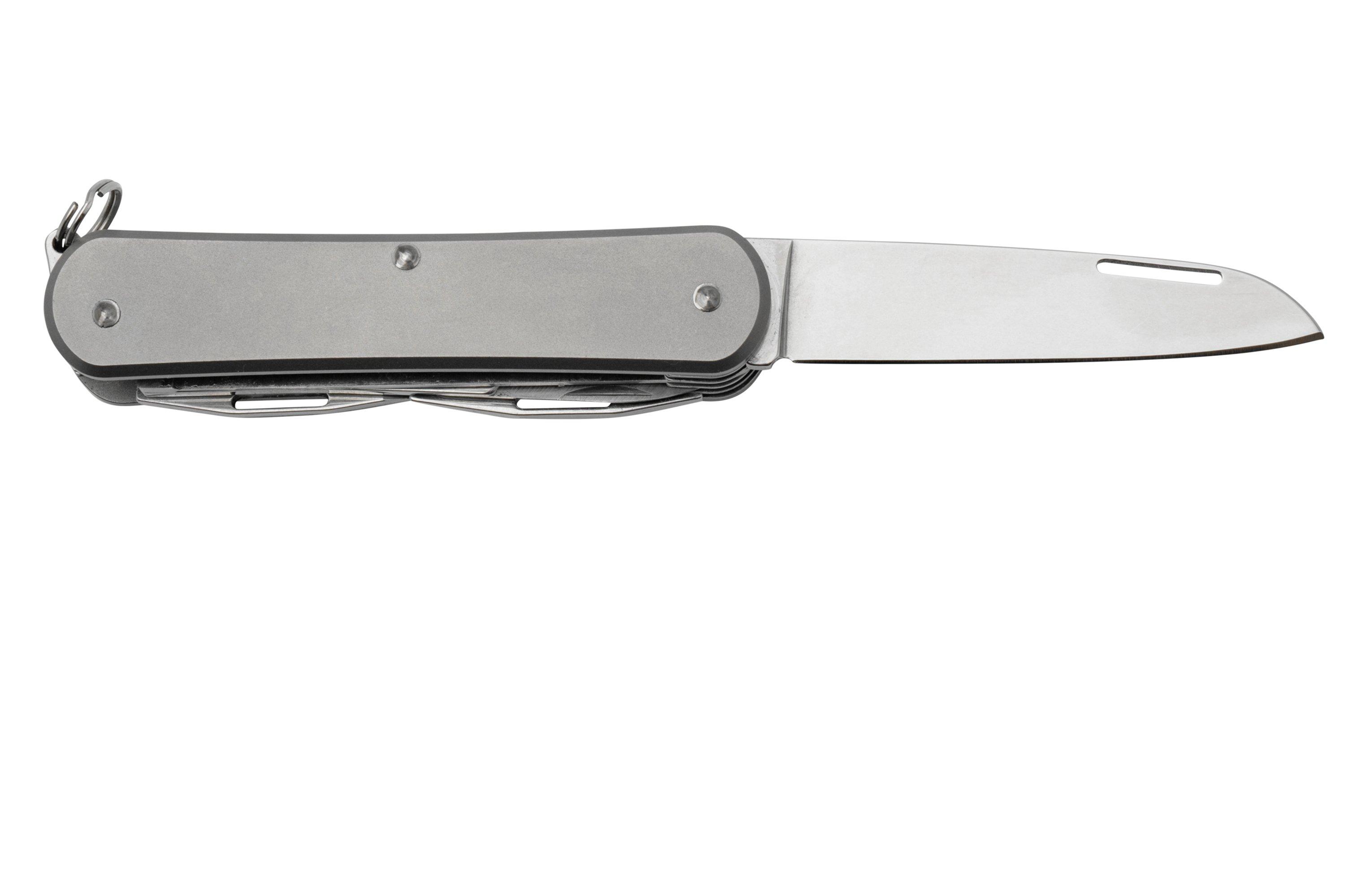 Fox Vulpis 5-Tools VP130-SF5TI, M390, Titanium Sandblasted, Swiss ...